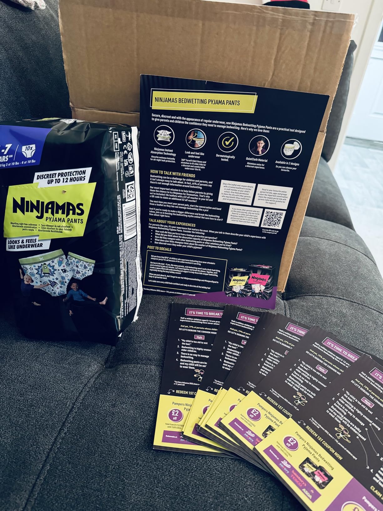 Pampers Ninjamas Pyjama Pants Boys, 4-7 Years (17-30kg), 60 Night Time ...