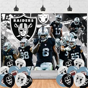 Amazon.com : Las-Vegas Raiders Birthday Backdrop,Raiders Poster for ...