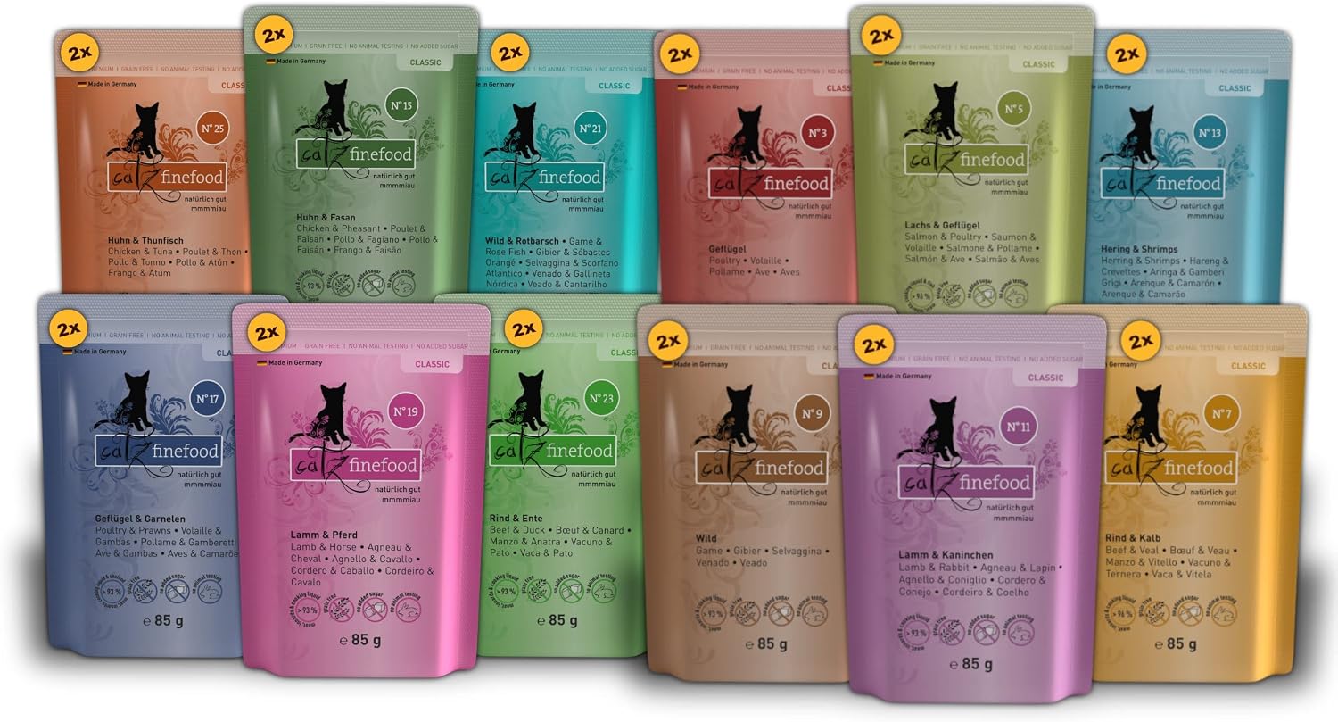 catz finefood Classic Collection Mix-Paket Katzenfutter nass - Feinkost ...
