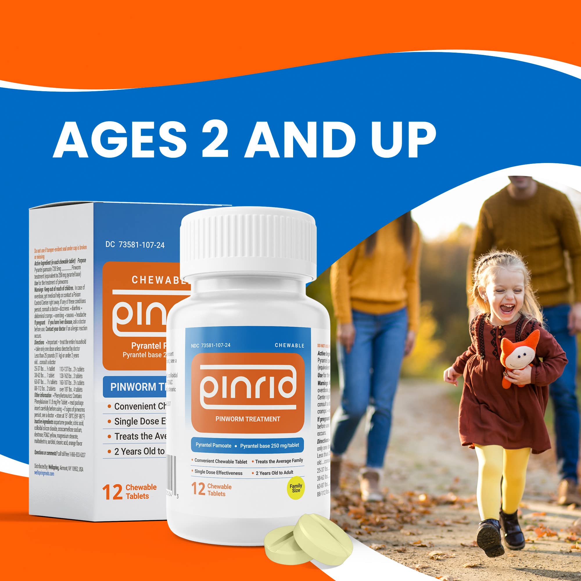 Pin-Rid | Tratamiento para oxiuros | Pamoato de pirant...B09FFPCN5B ...