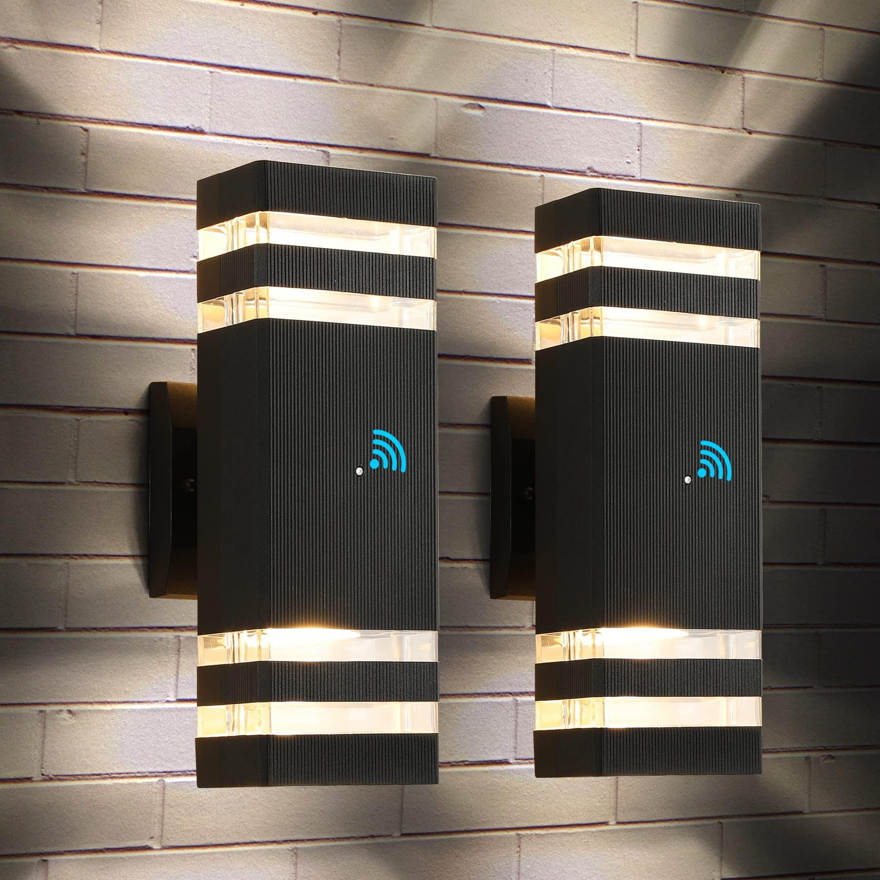 DAKAFUL 1-Pack Dusk to Dawn Sensor Outdoor Wall Lights, Integrated LED ...