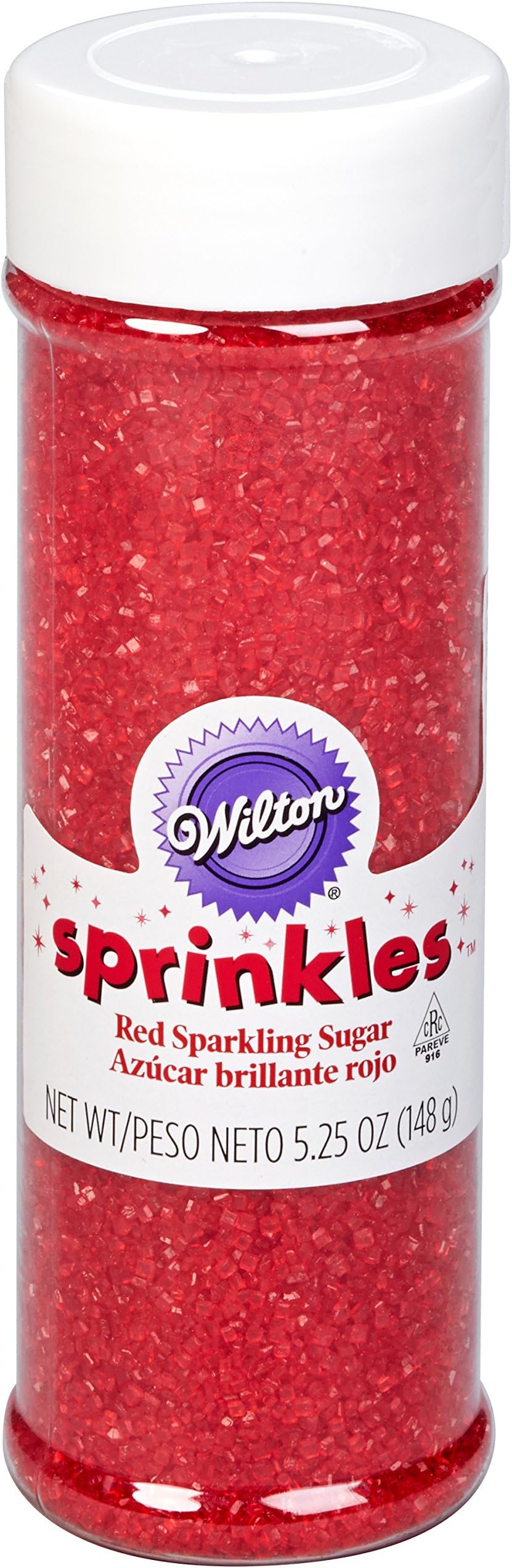 Amazon.com: Wilton Sprinkles, Red Sugar, 3.25 Ounces : Grocery ...