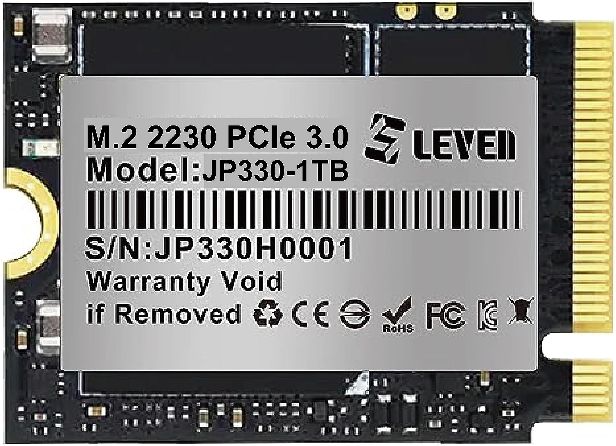 Amazon.com: LEVEN JP330 1TB M.2 2230 SSD NVMe PCIe Gen 3x4 Internal ...