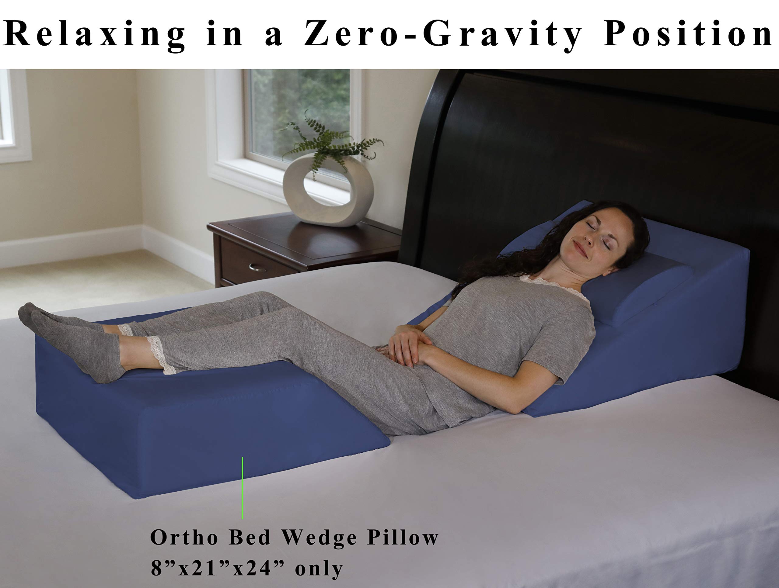 NOVA Folding Bed Wedge, Combo Use As Bed Wedge Or Pillow