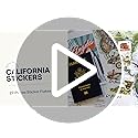 Navy Peony Sunny California State Travel Stickers (27 Pieces ...