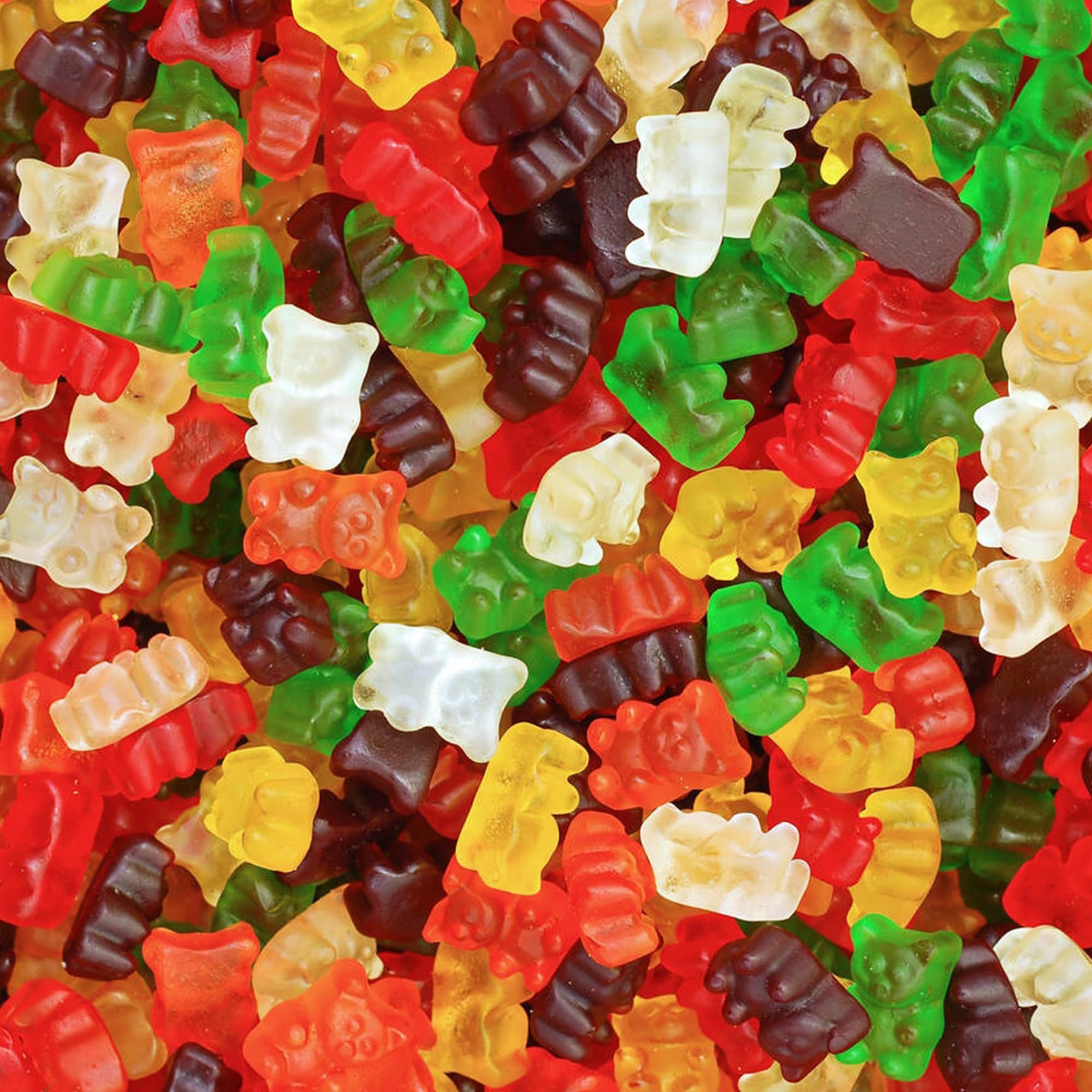 Amazon.com: Halal Gummy Bears 5lb Bag - Multi-color Gummy Bears Bulk ...