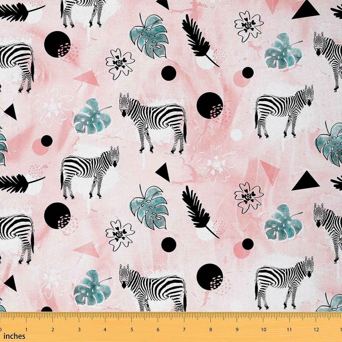 Zebra Print Upholstery Fabric Chair