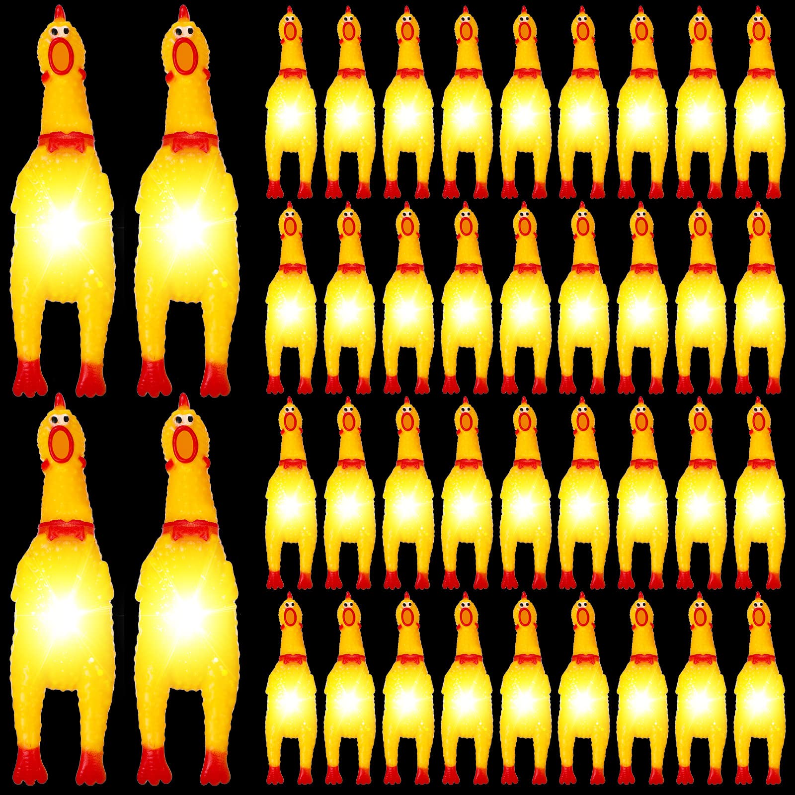 Tiny Rubber Chickens