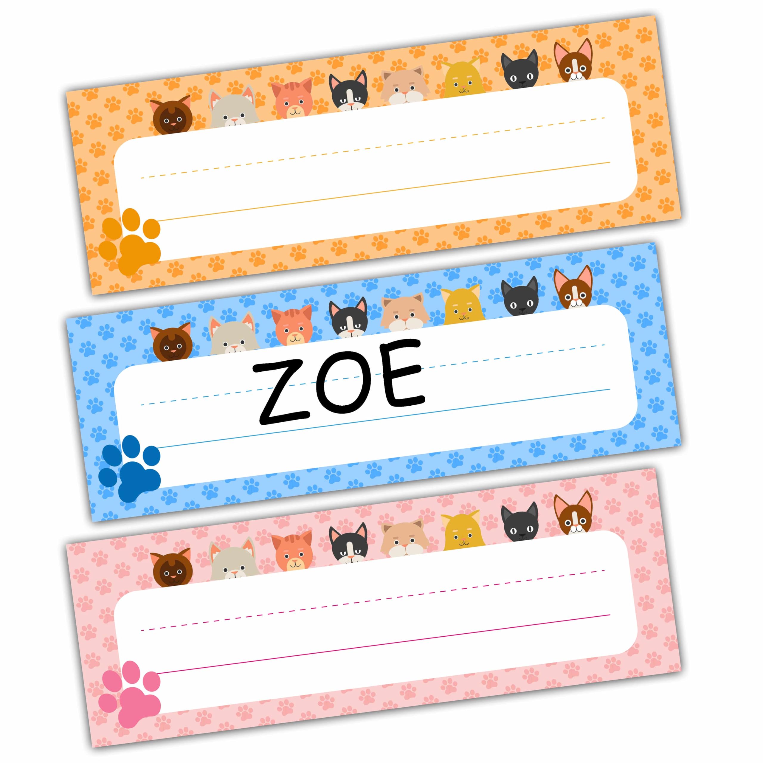 Name Tags For Desks Farm Animal Desk Name Plates - 36 Pack Classroom ...