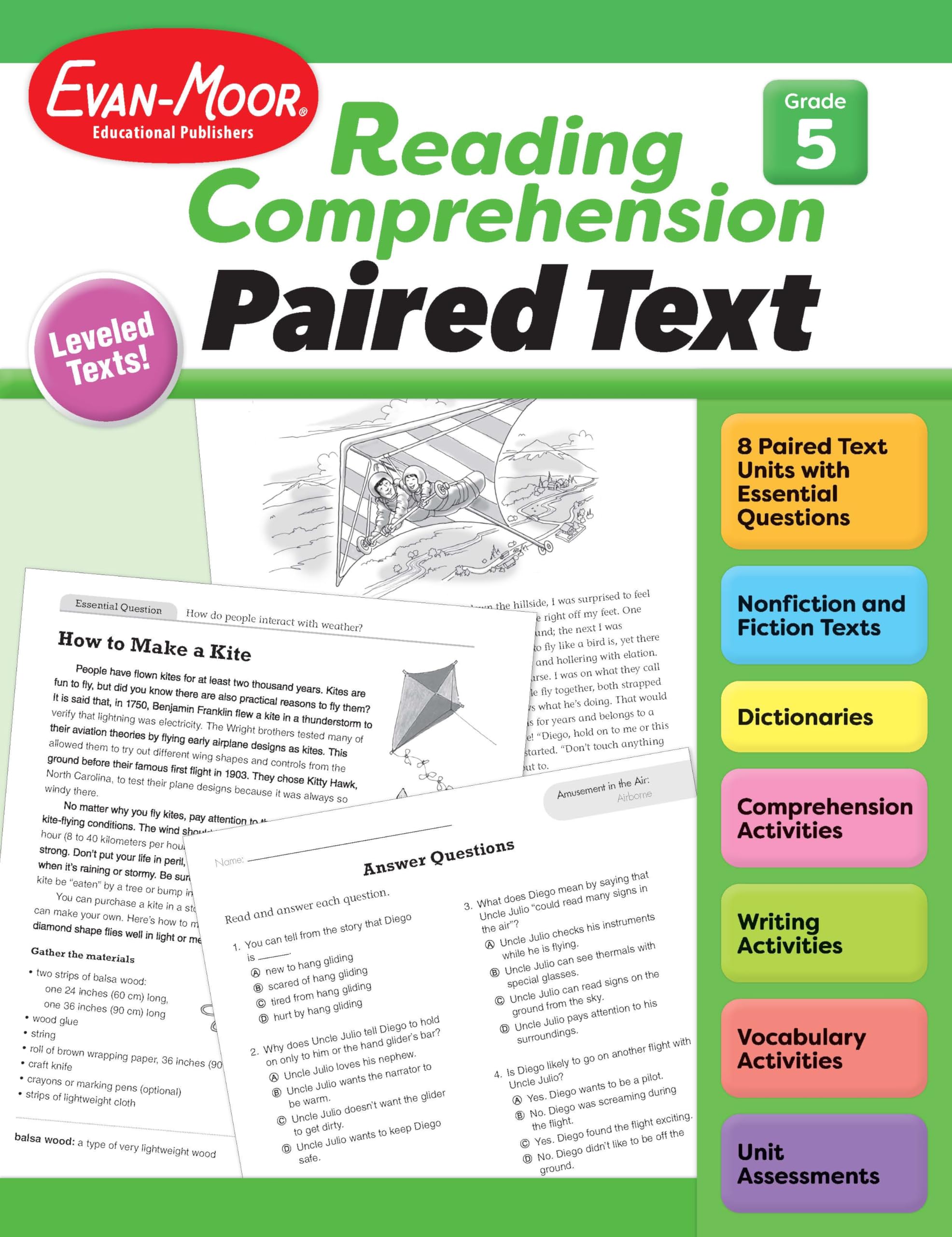 Reading Comprehension: Paired Text, Grade 5 Teacher Resource (Reading ...