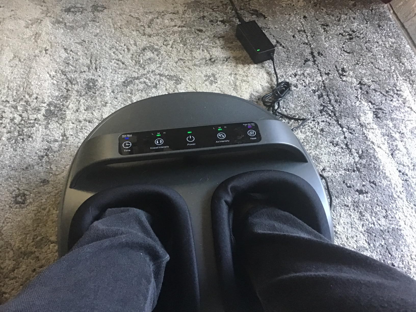 RENPHO Shiatsu Foot Massager Machine with Heat, Deep Kneading Therapy ...