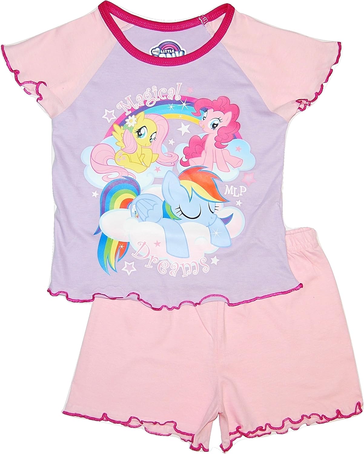 Girls My Little Pony Short Pyjamas PJs 12-18 Months Upto 3-4 Years (18 ...
