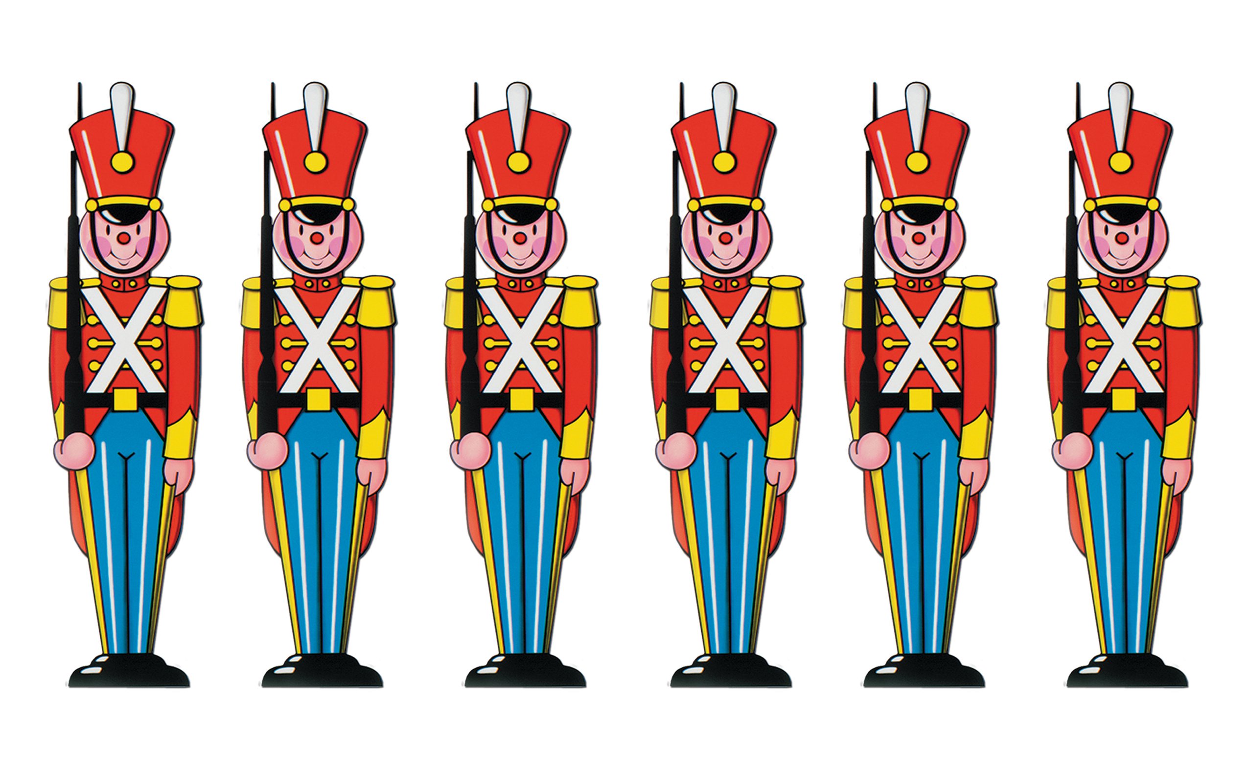 Amazon.com: Toy Soldier Cutout Pack of 6 : Home & Kitchen