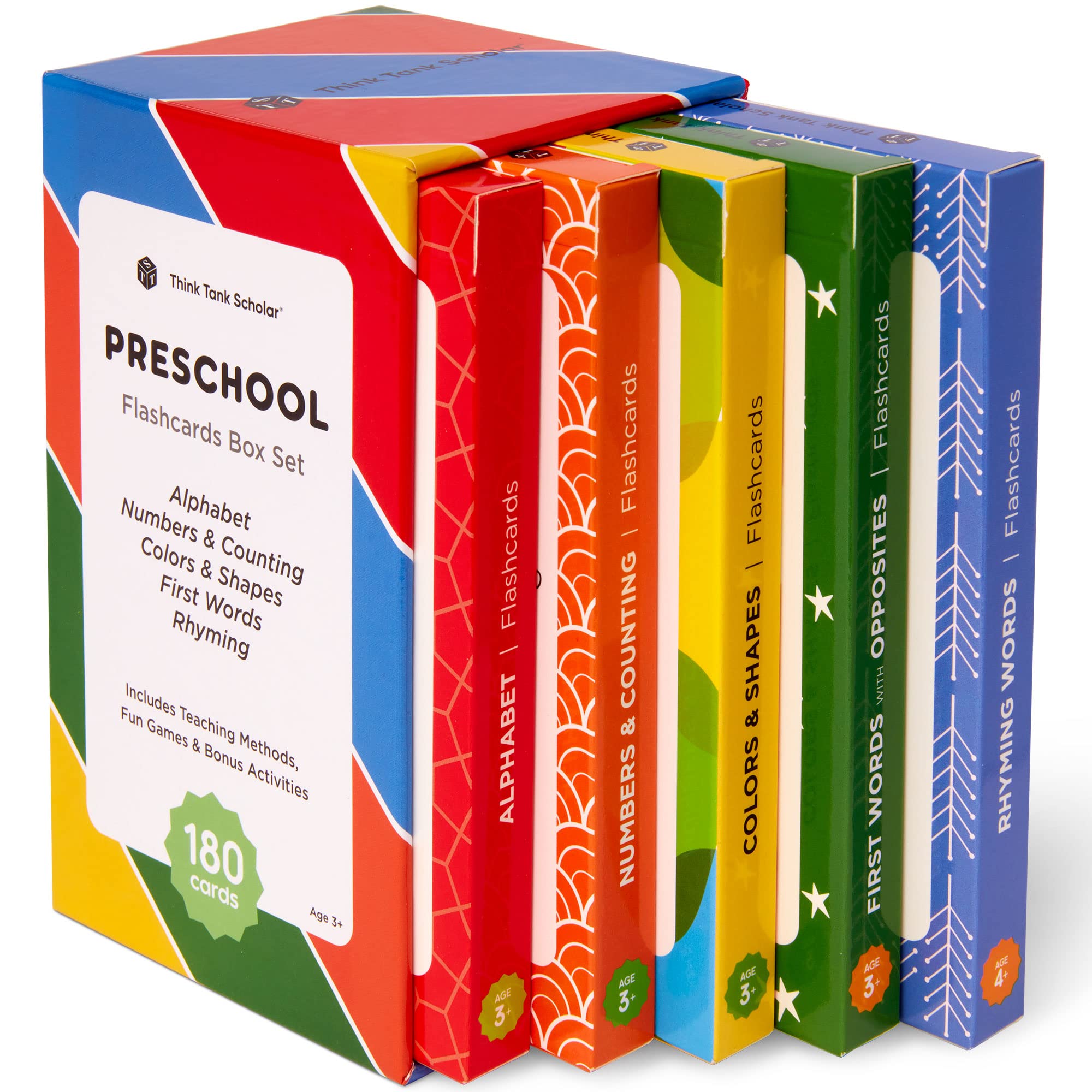 Buy Flash Cards For Preschool Pre K And Kindergarten Set Of 5 180