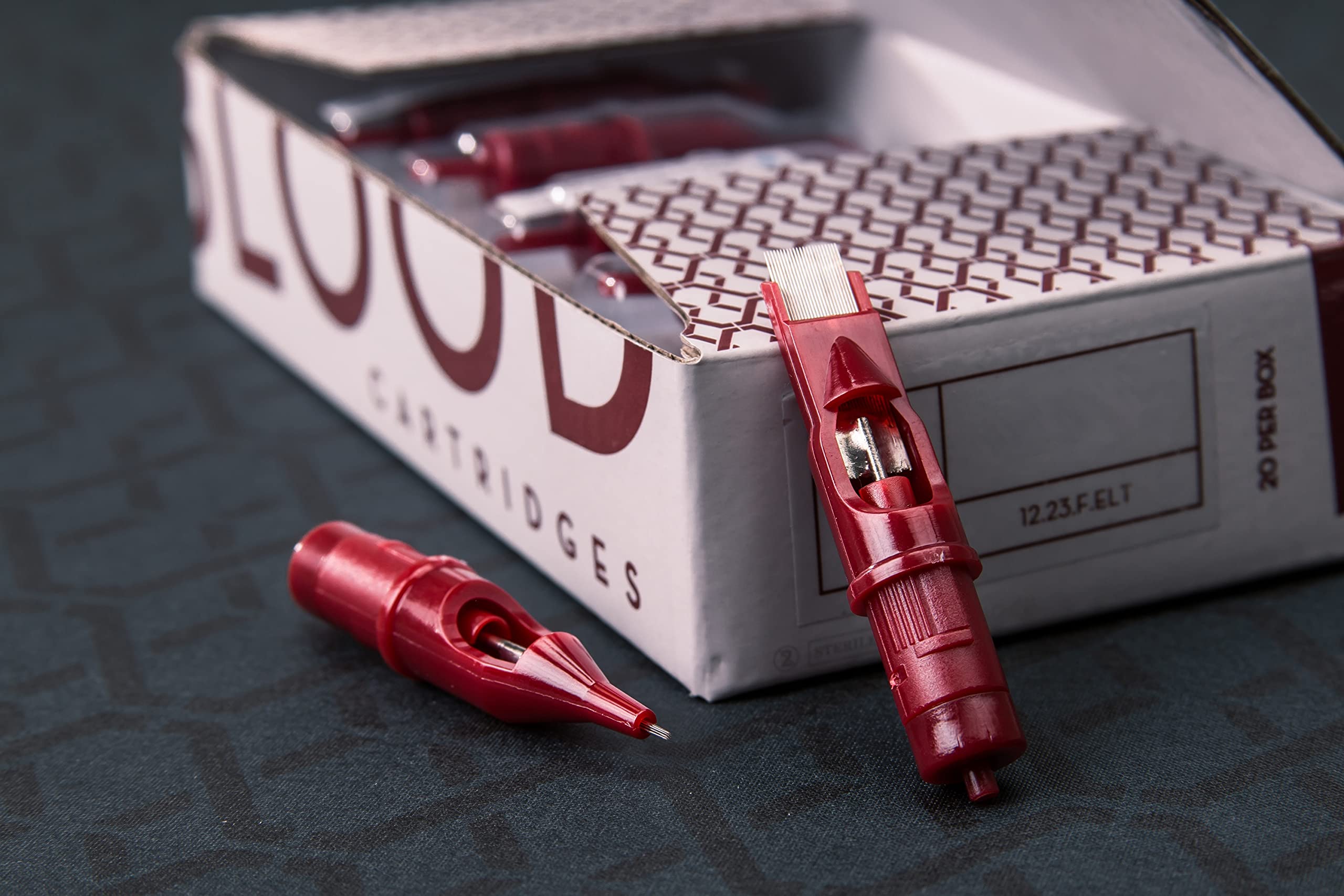 Snapklik.com : Peak - Blood Cartridge Tattoo Needles - 1214RS - Single ...