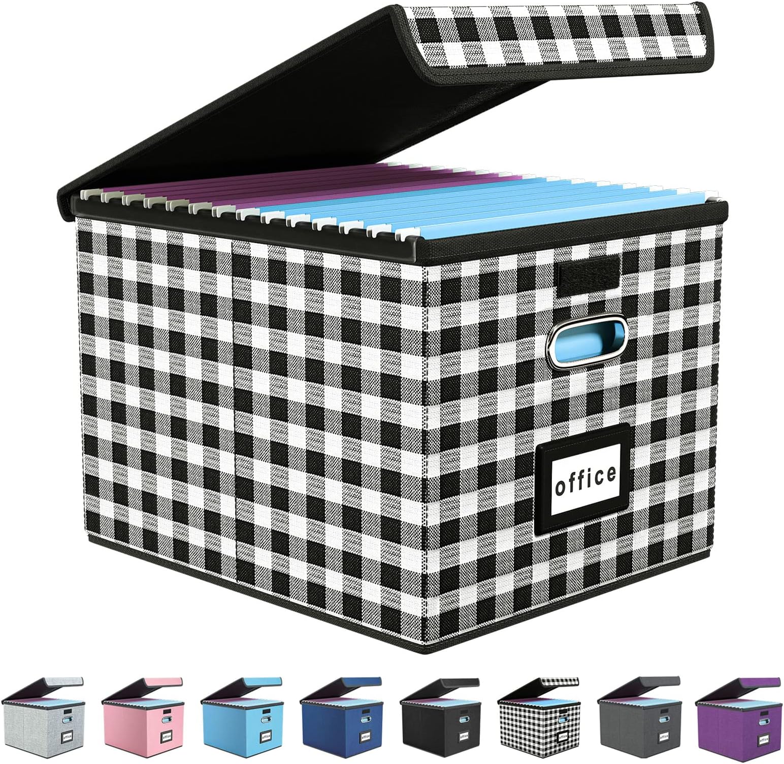 Amazon.com : Bankers Box 4 Pack STOR/File Decorative Medium-Duty File ...