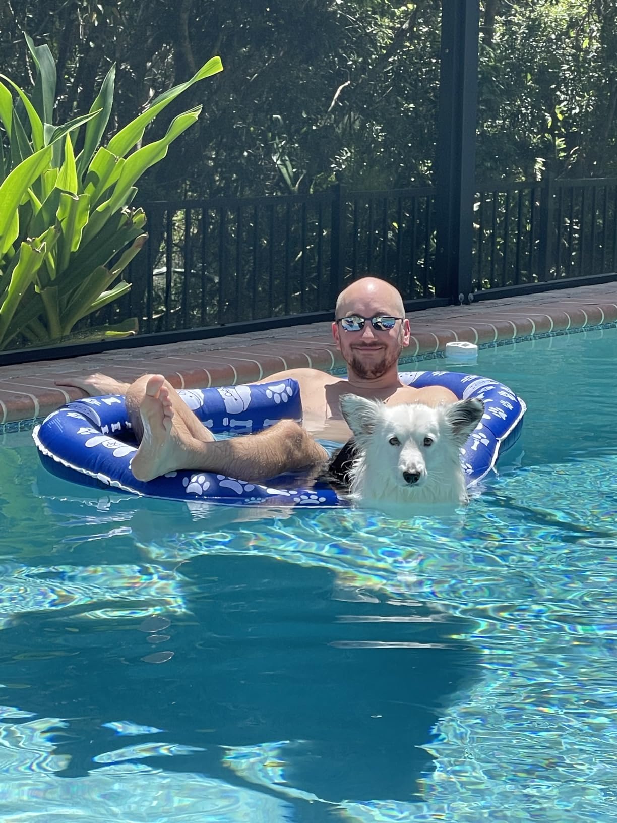 Amazon.com: Leopinky Dog Float Raft - Inflatable Dog Swimming Float for ...