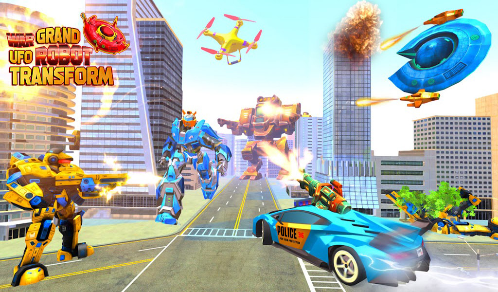Grand Flying Car robot transform battle - App on Amazon Appstore