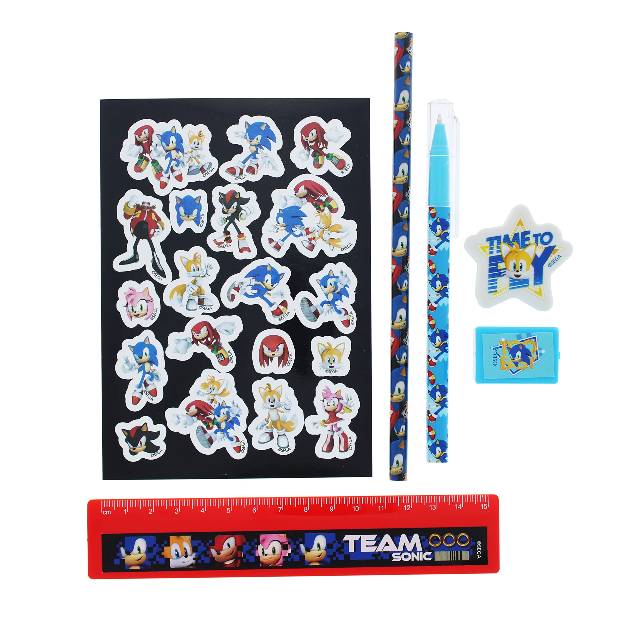 Sonic Super Stationery Set | Sonic The Hedgehog | School Stationery Set ...