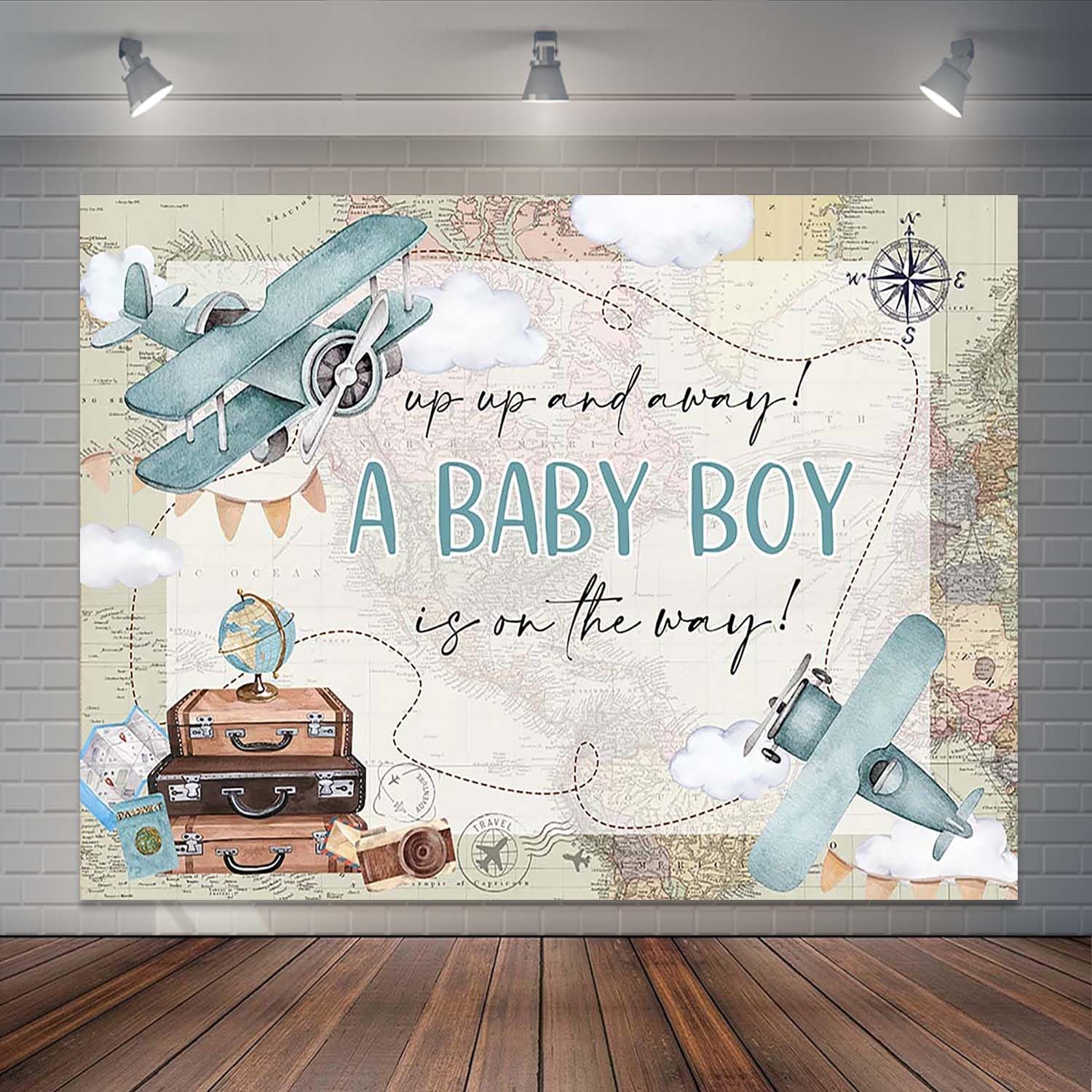 Airplane Themed Baby Shower Ideas Airplane Baby Shower Party Package