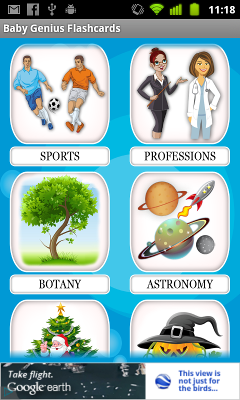 Aplicación Genius Baby Flash Cards - Kids learn Anatomy, Botany ...