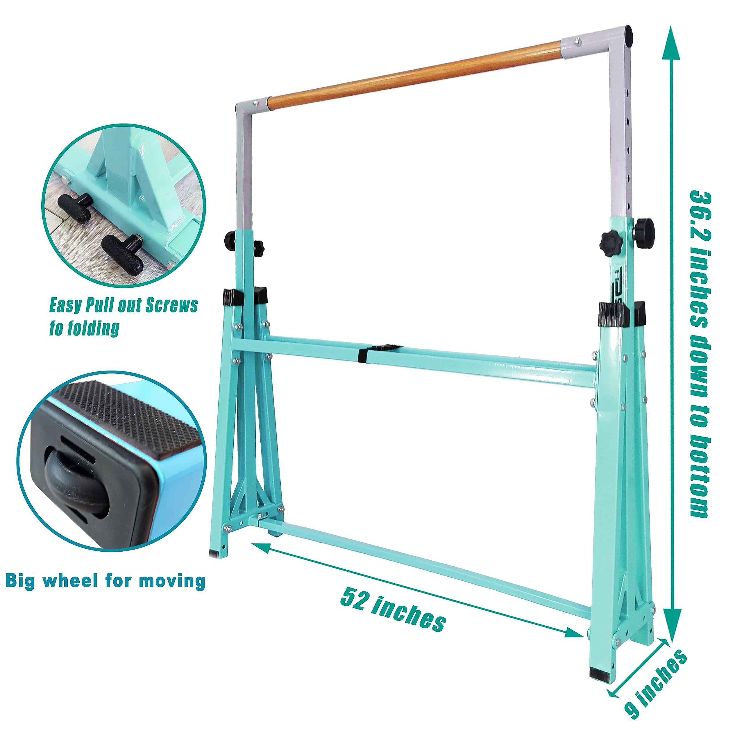 Snapklik.com : Seliyoo Foldable Gymnastic Kip Bar For Kids Ages 3-15 ...