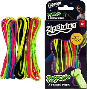 Amazon.com: ZipString Psycho Strings, Pack of 3 - Luma Replacement Strings for Rope Launcher Toy ...