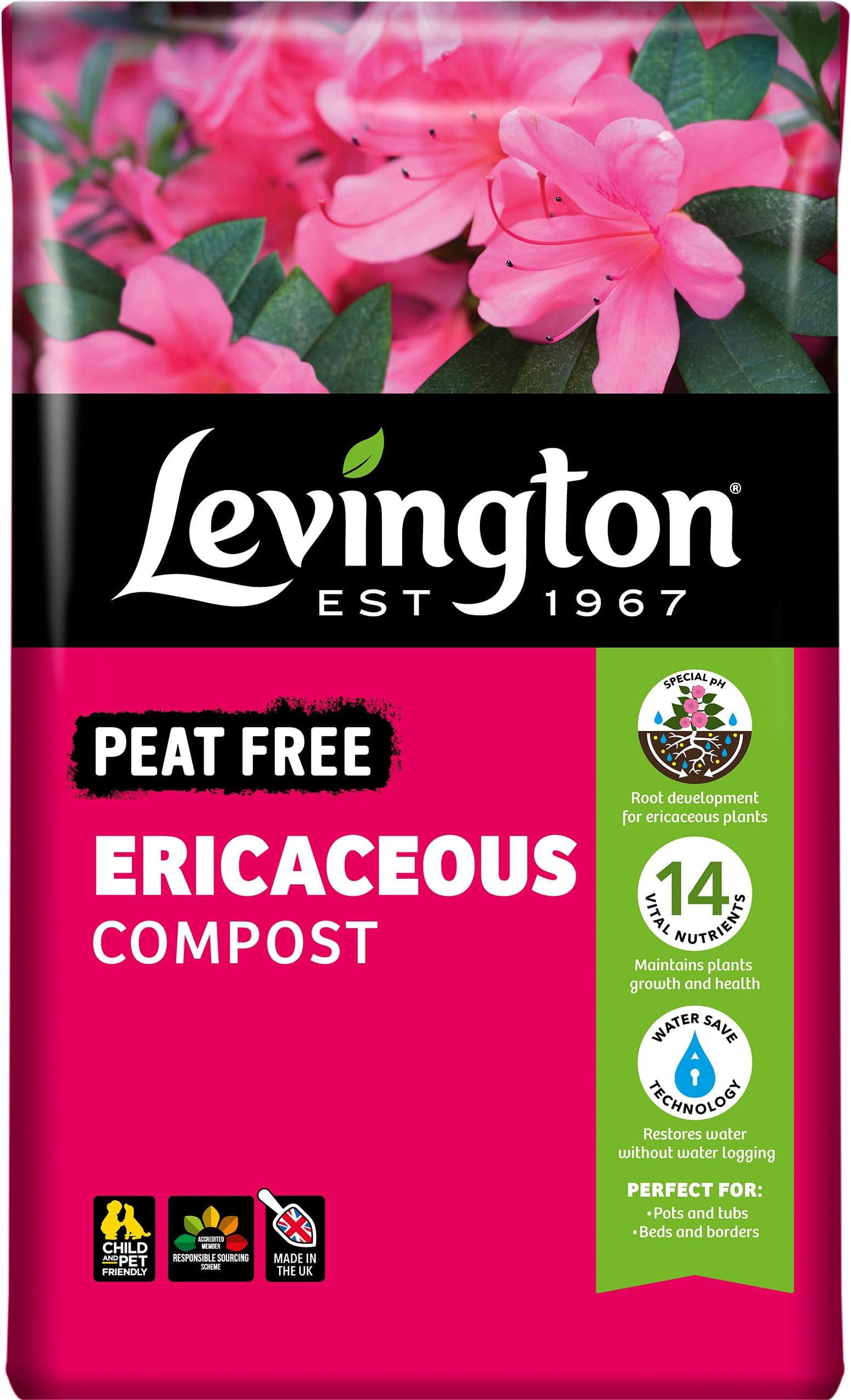 Westland 11400006 Ericaceous Compost, Pink : Amazon.co.uk: Garden