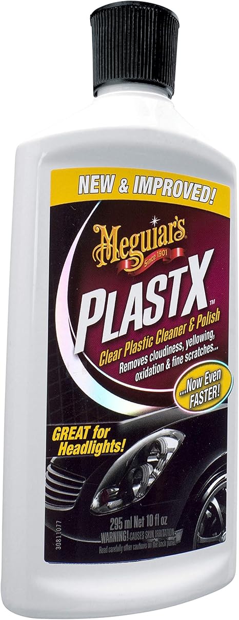 Meguiar's PlastX Clear Plastic Polish, Fast & Easy Plastic Restorer for ...
