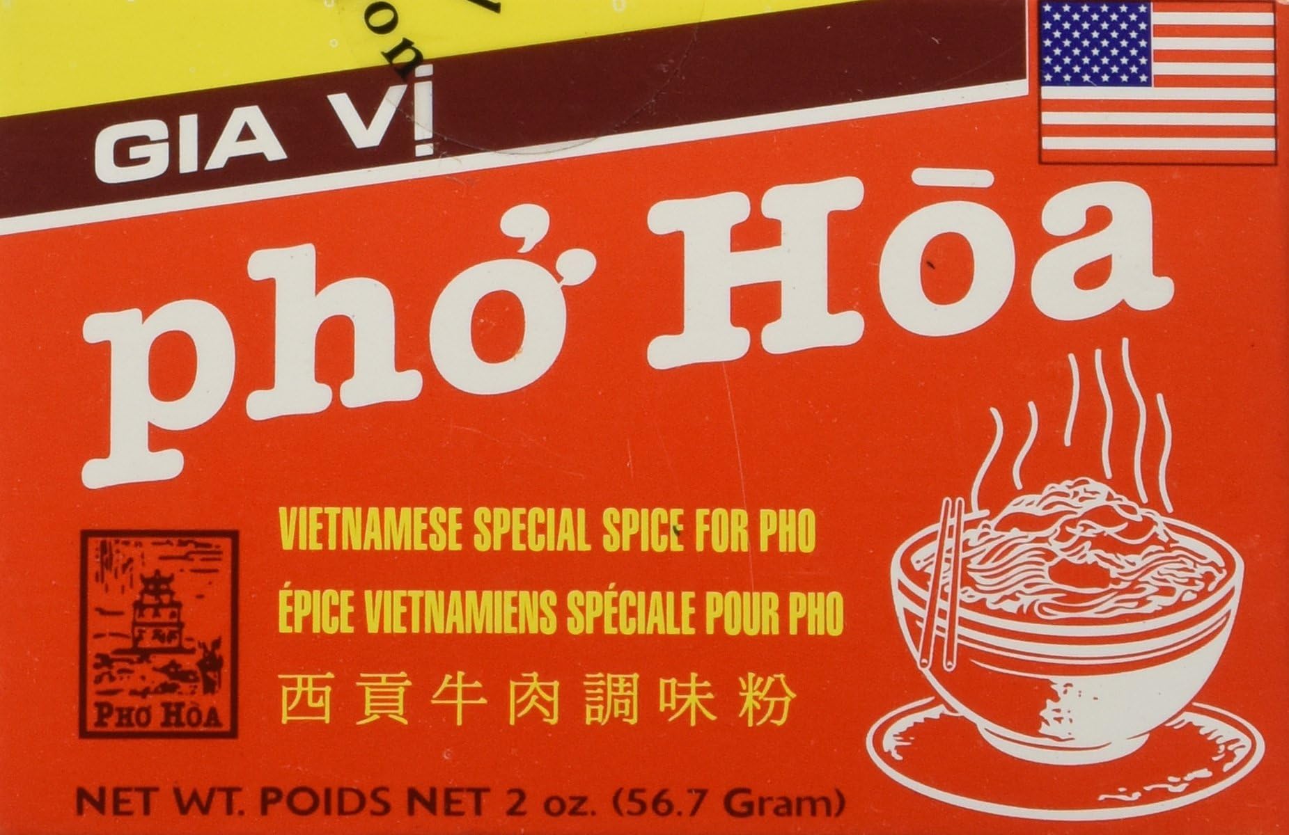 Amazon.com : Gia Vi Nau Pho (Pho Hoa) Beef Noodle Soup Spices : Mixed ...