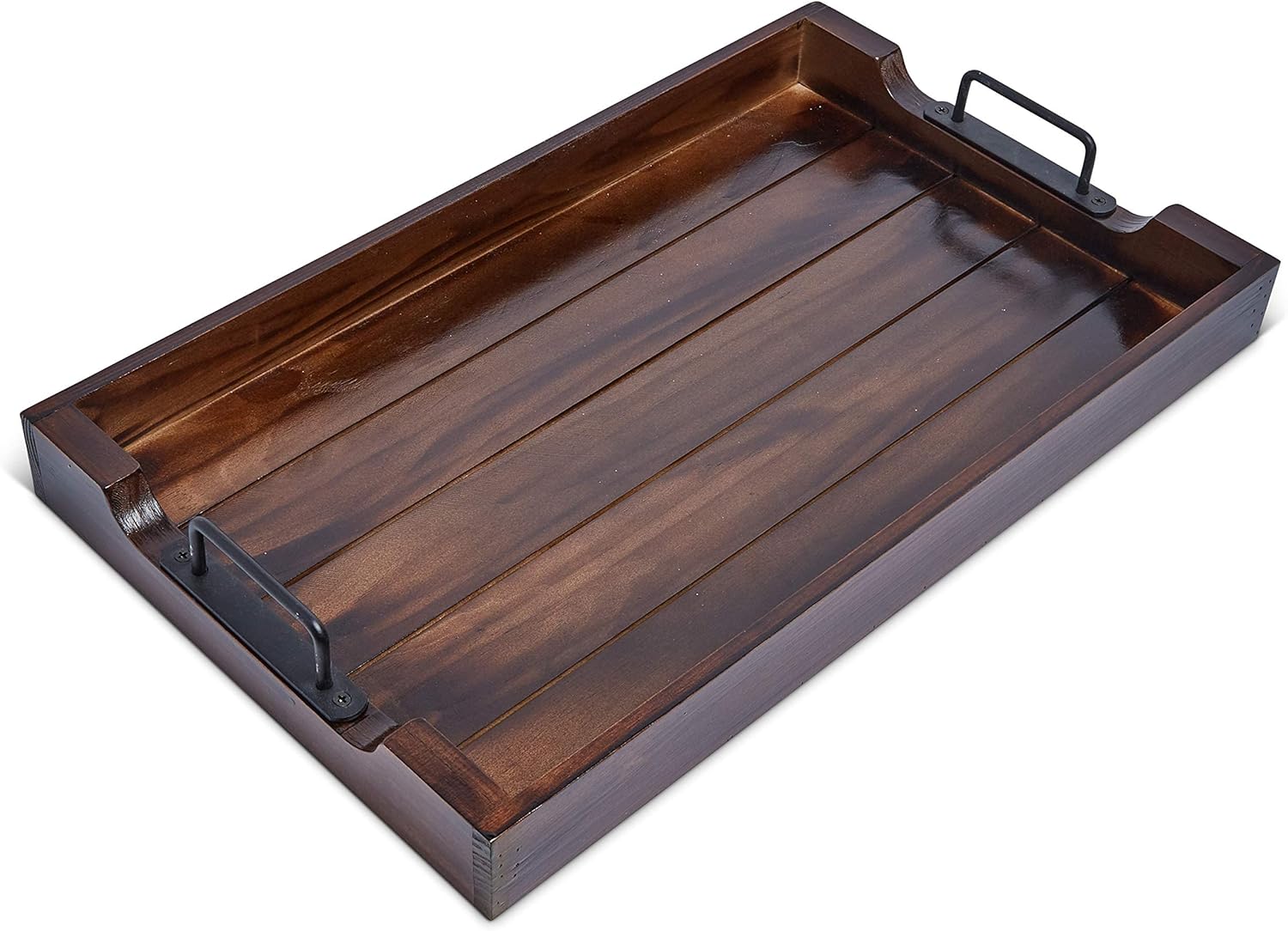 Amazon.com: Coffee Table Serving Tray - Rustic Style Farmhouse Decor ...