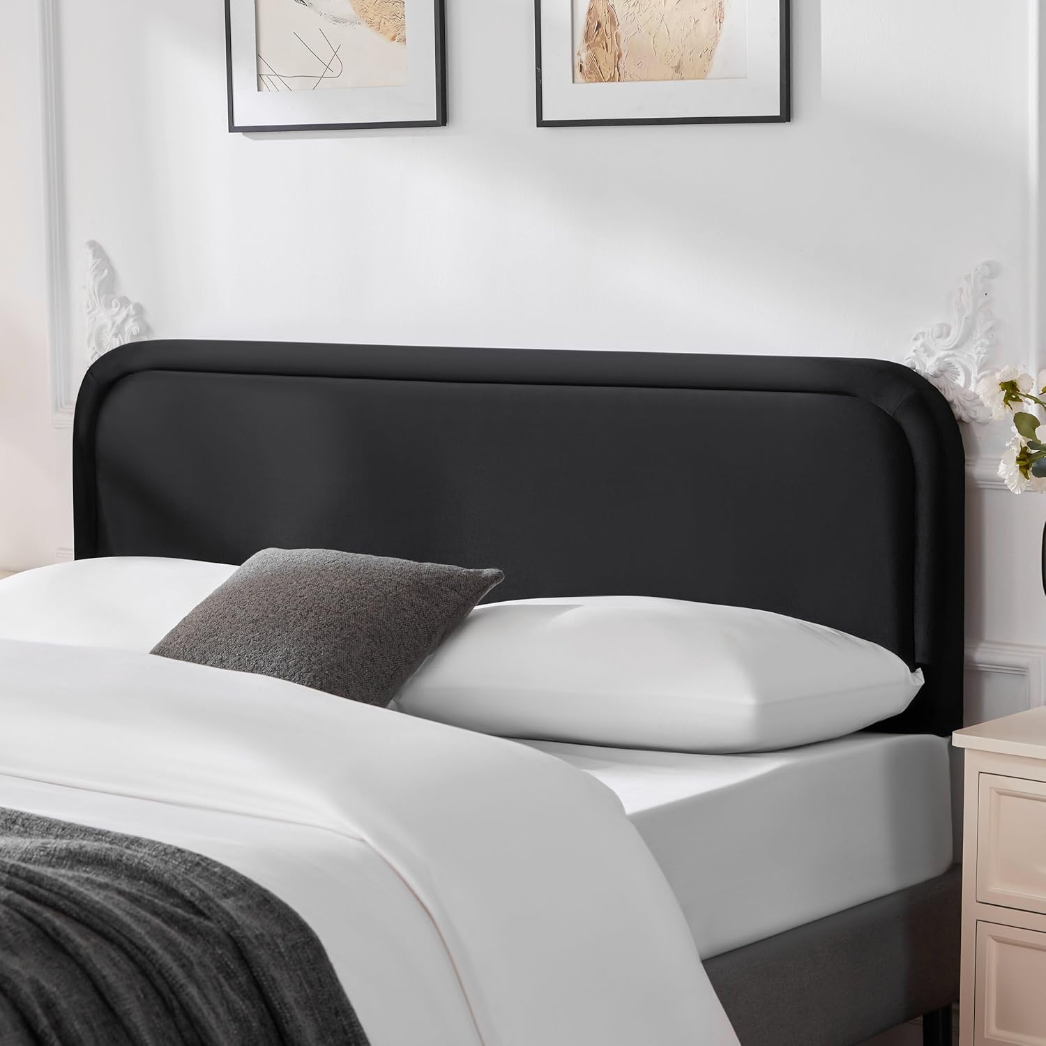 Amazon.com - Huatean Home Upholstered Headboard Full Size, Full ...