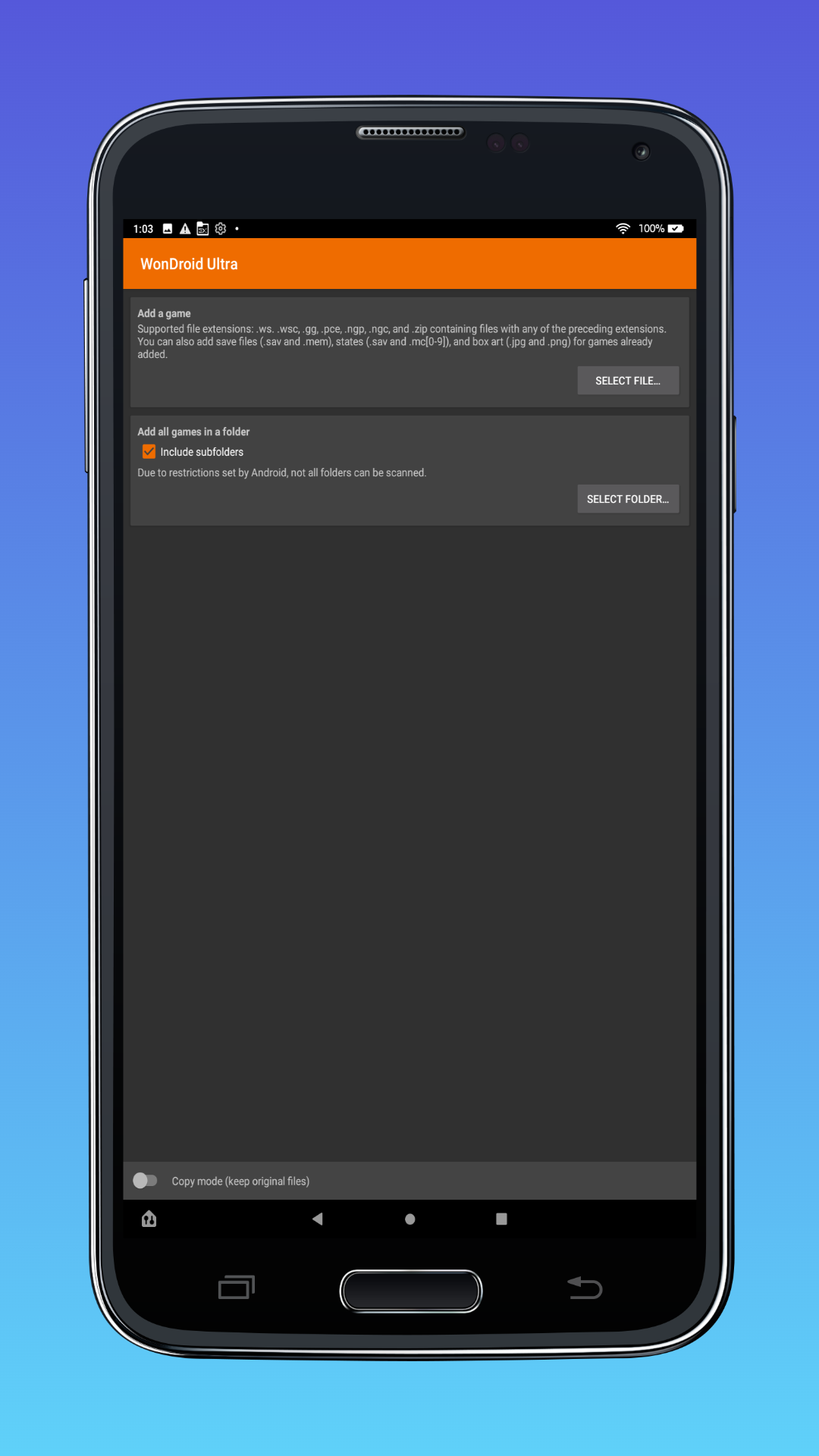 WonDroid Ultra: Android Emulator Game Console - App on Amazon Appstore
