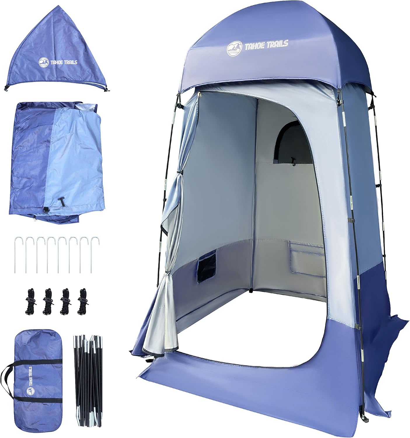 Amazon.com: Tahoe Trails Shower Tent for Camping Dressing Room Portable ...