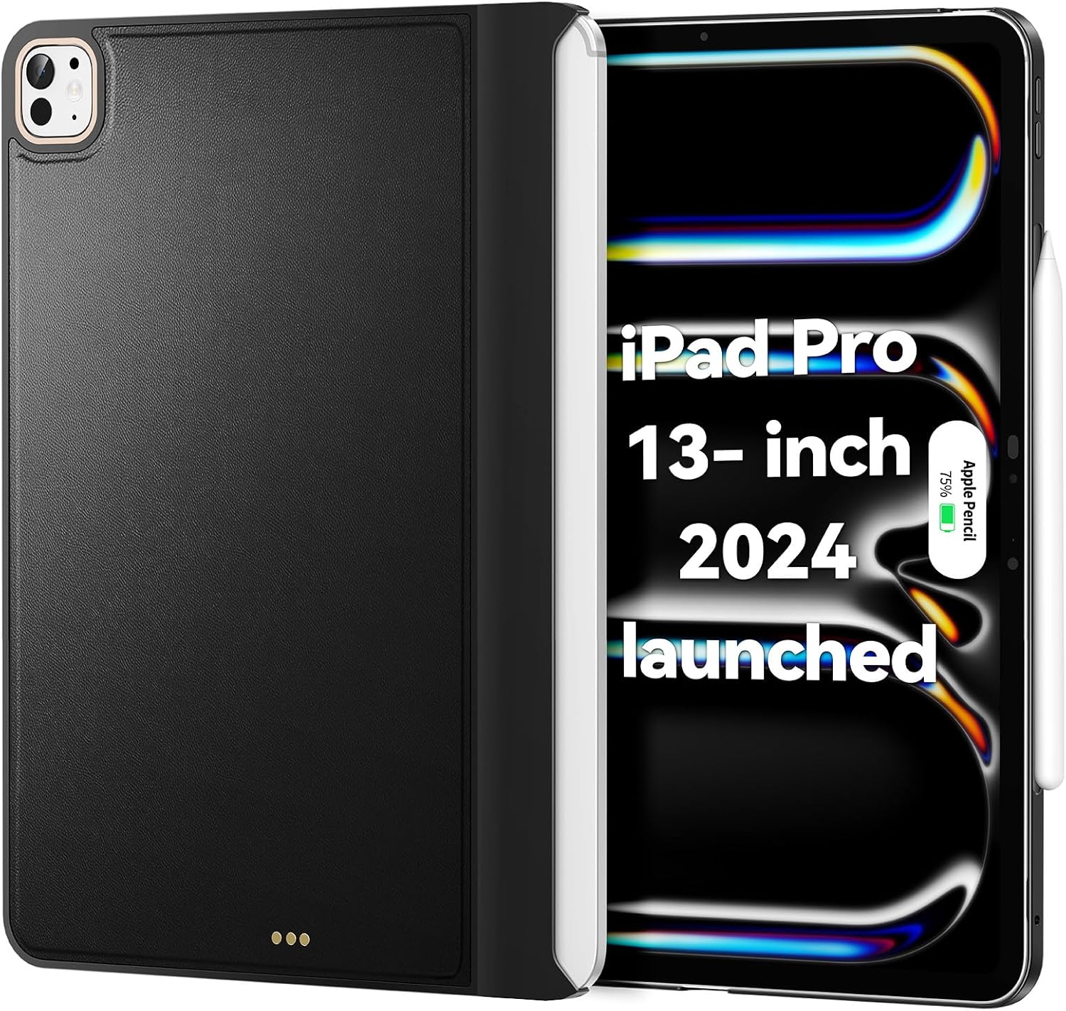 Amazon.com: Magic-Keyboard Compatible Case for iPad Pro-13 inch M4 2024 ...