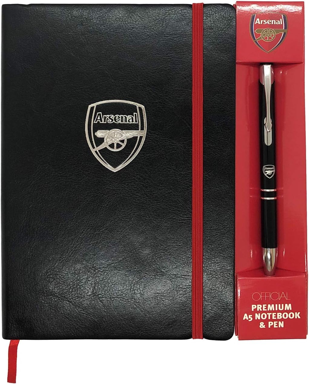 Arsenal FC Notebook & Pen A5 Executive Premium OFFICIAL Football Gift ...
