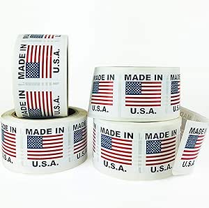 Amazon.com : Shipping and Handling Labels - Made in USA 2" x 2" Square ...