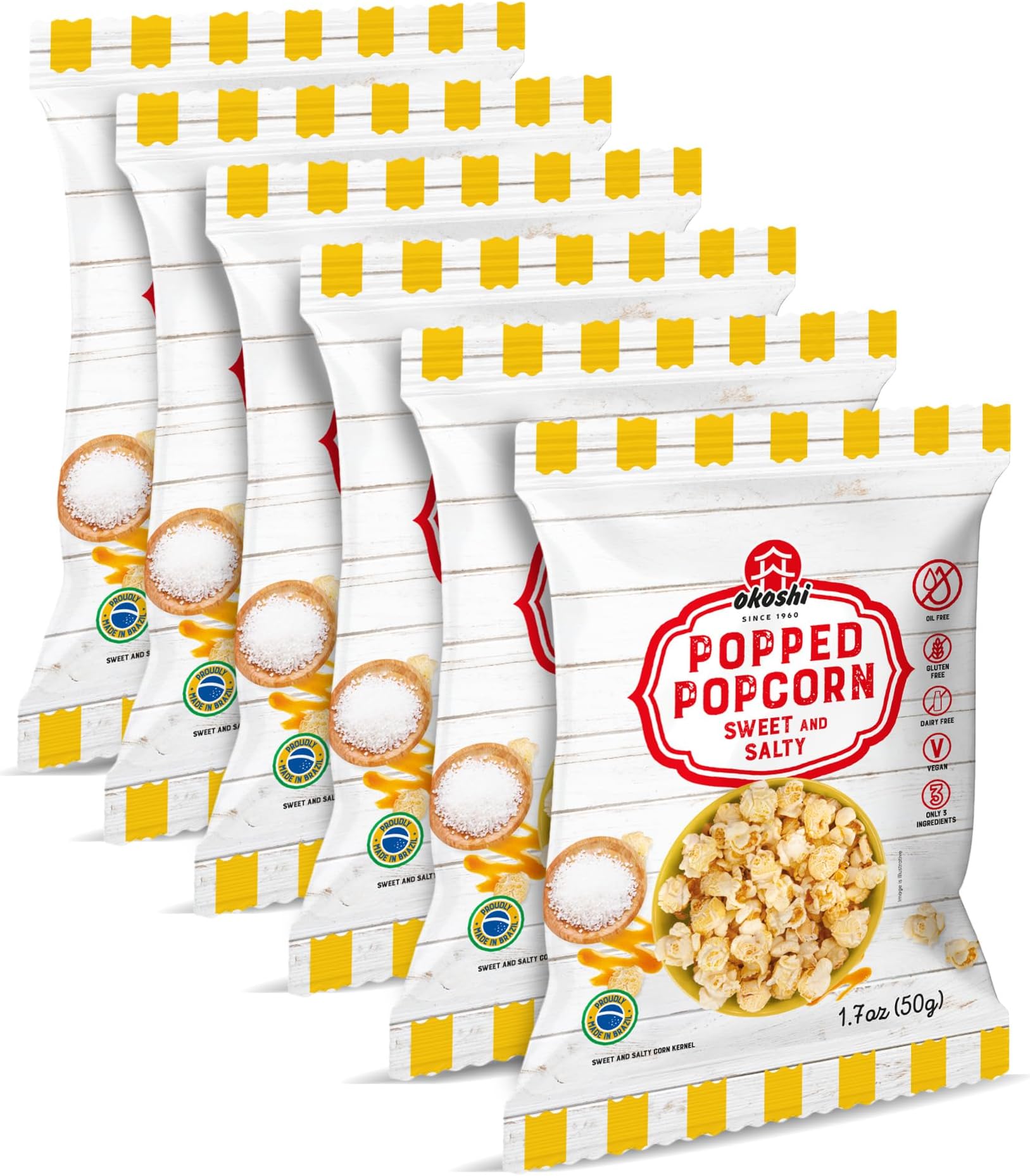 Amazon.com: PUR Popcorn | Made with Coconut Oil | 100% Whole Grain ...