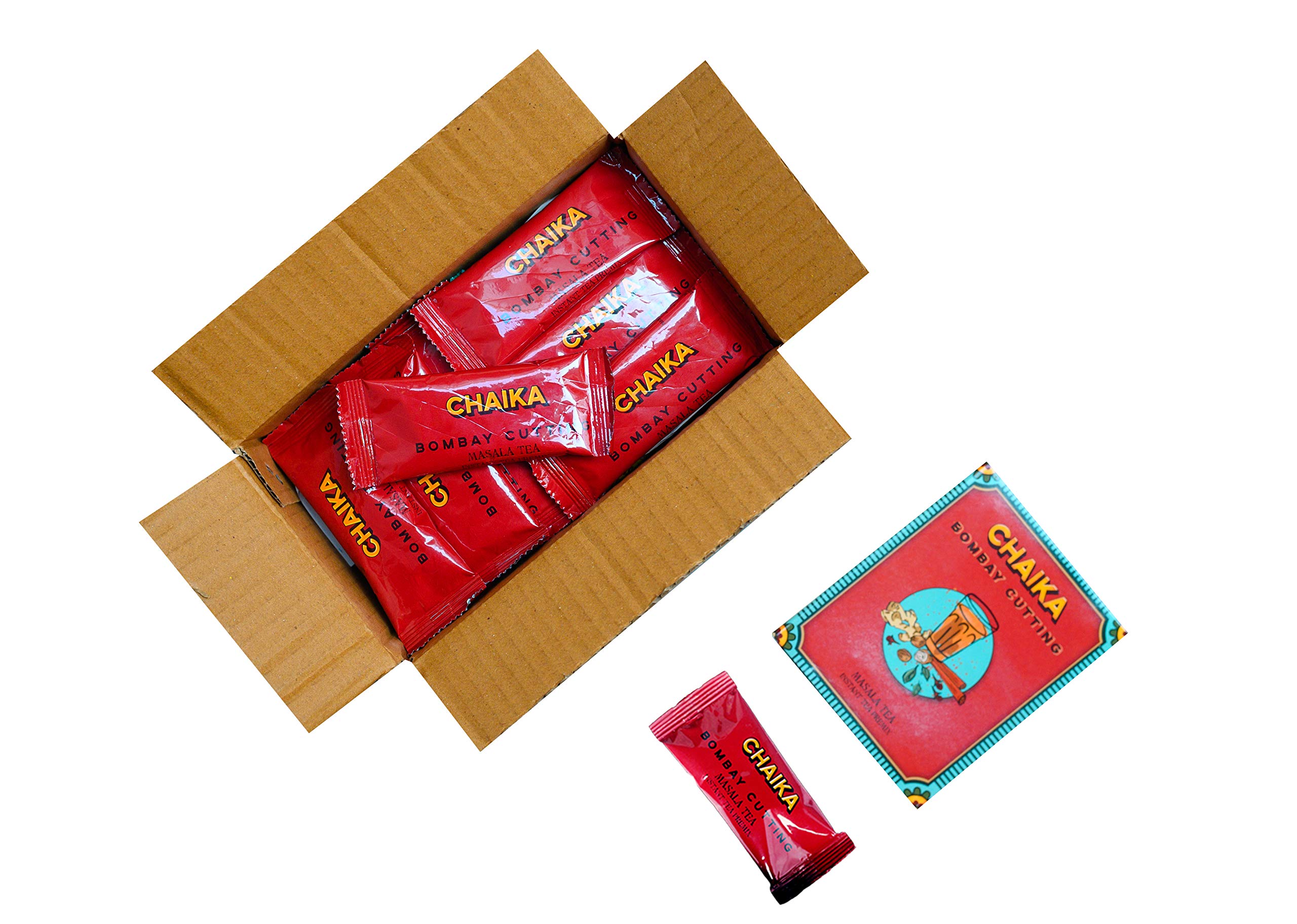 Chaika Desi Instant Premix Bombay Cutting Masala Flavoured Tea (100 ...