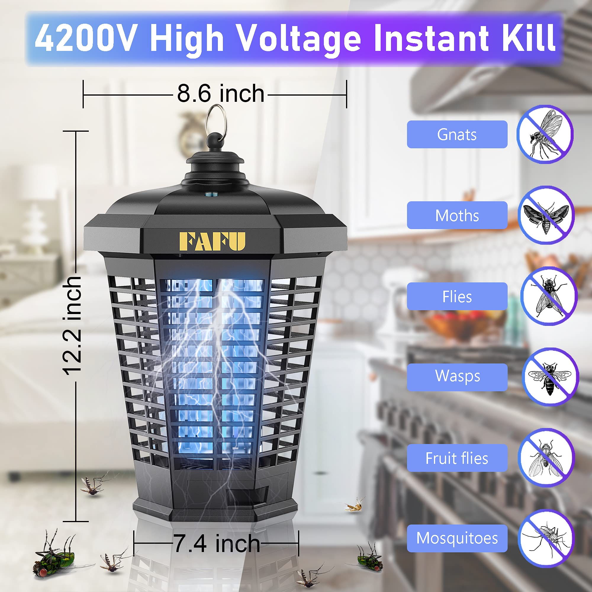 Bug Zapper, Outdoor Mosquito...B097LN2T69 | Encarguelo.com