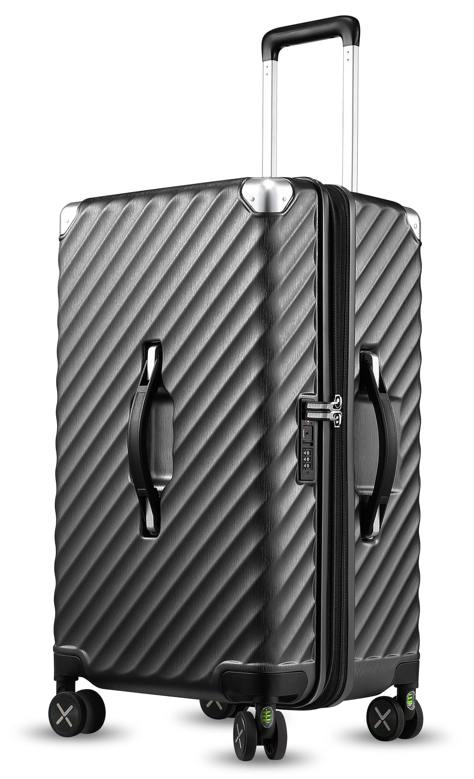 Amazon.com | LUGGEX 26 Inch Trunk Luggage with Spinner Wheels, Deep ...