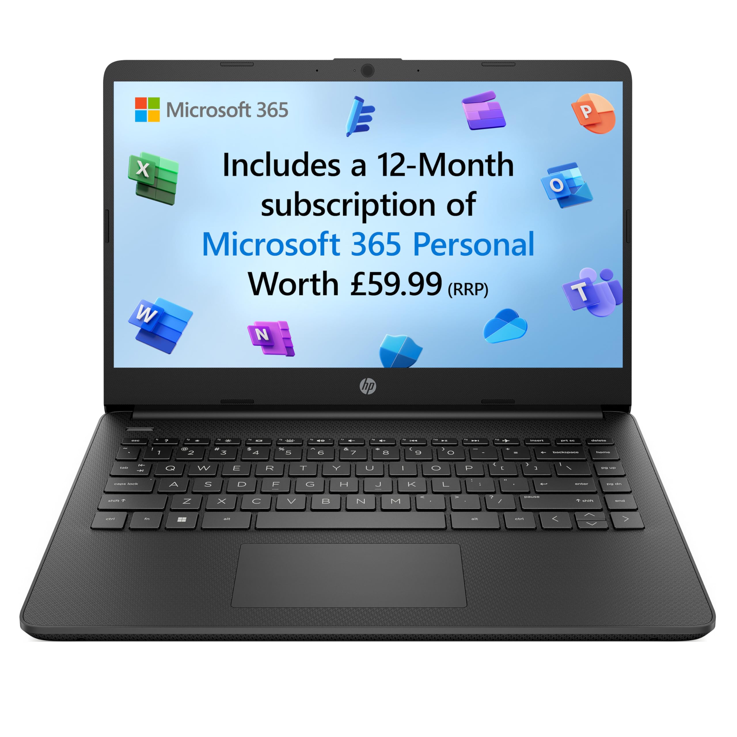 HP Stream 14" Laptop, Intel N4120 Processor, 4 GB RAM, 64 GB eMMC ...