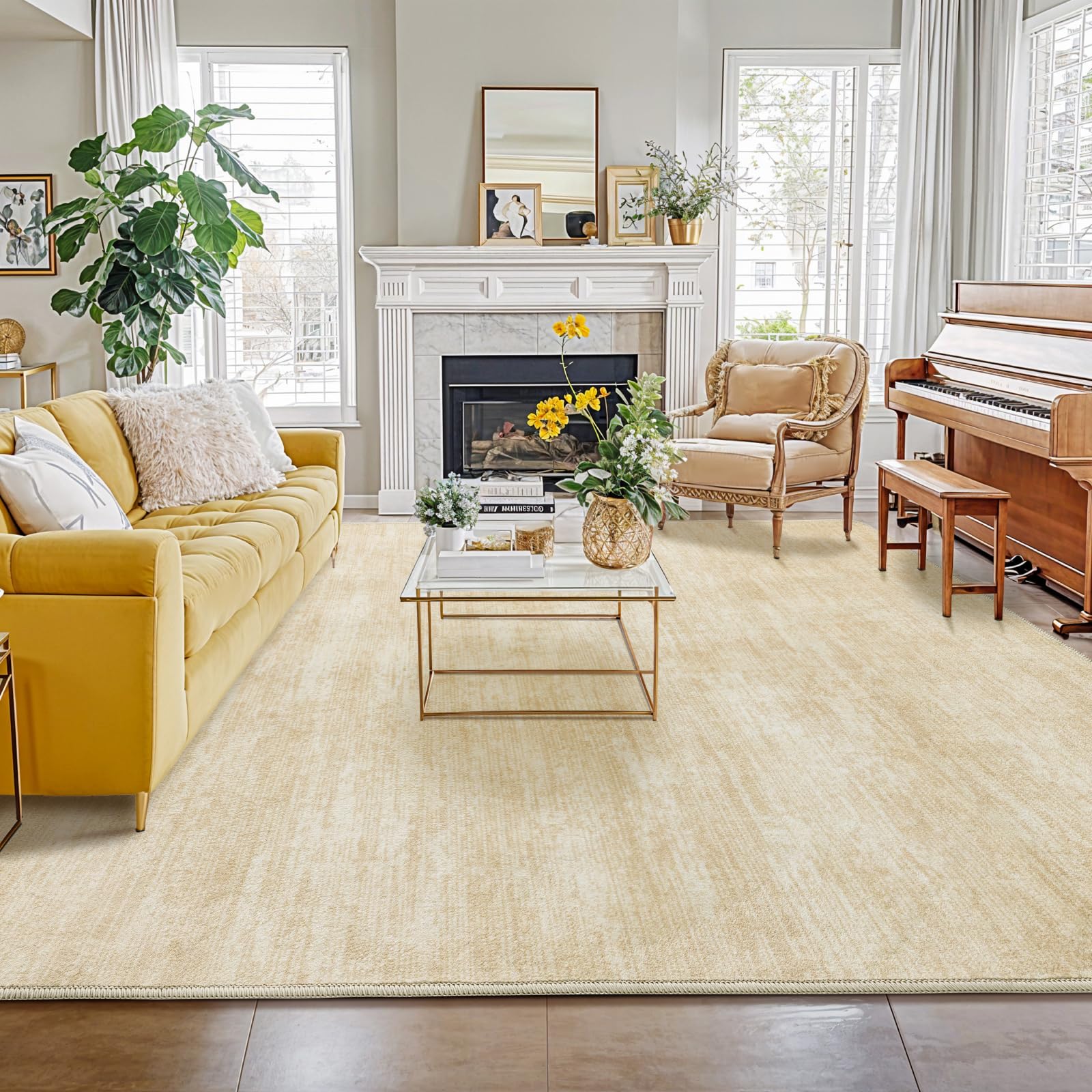 Amazon.com: LIANLAM Washable Rug 10x12 Area Rugs for Living Room ...