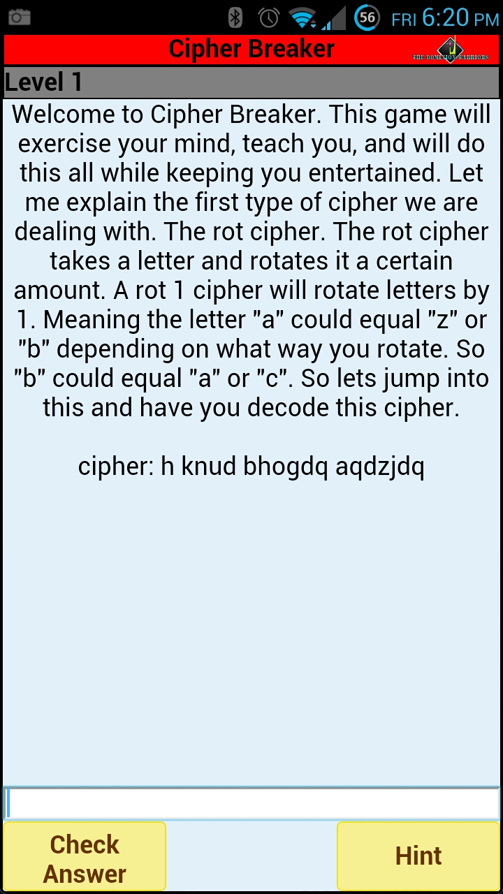 Cipher Breaker - App on Amazon Appstore