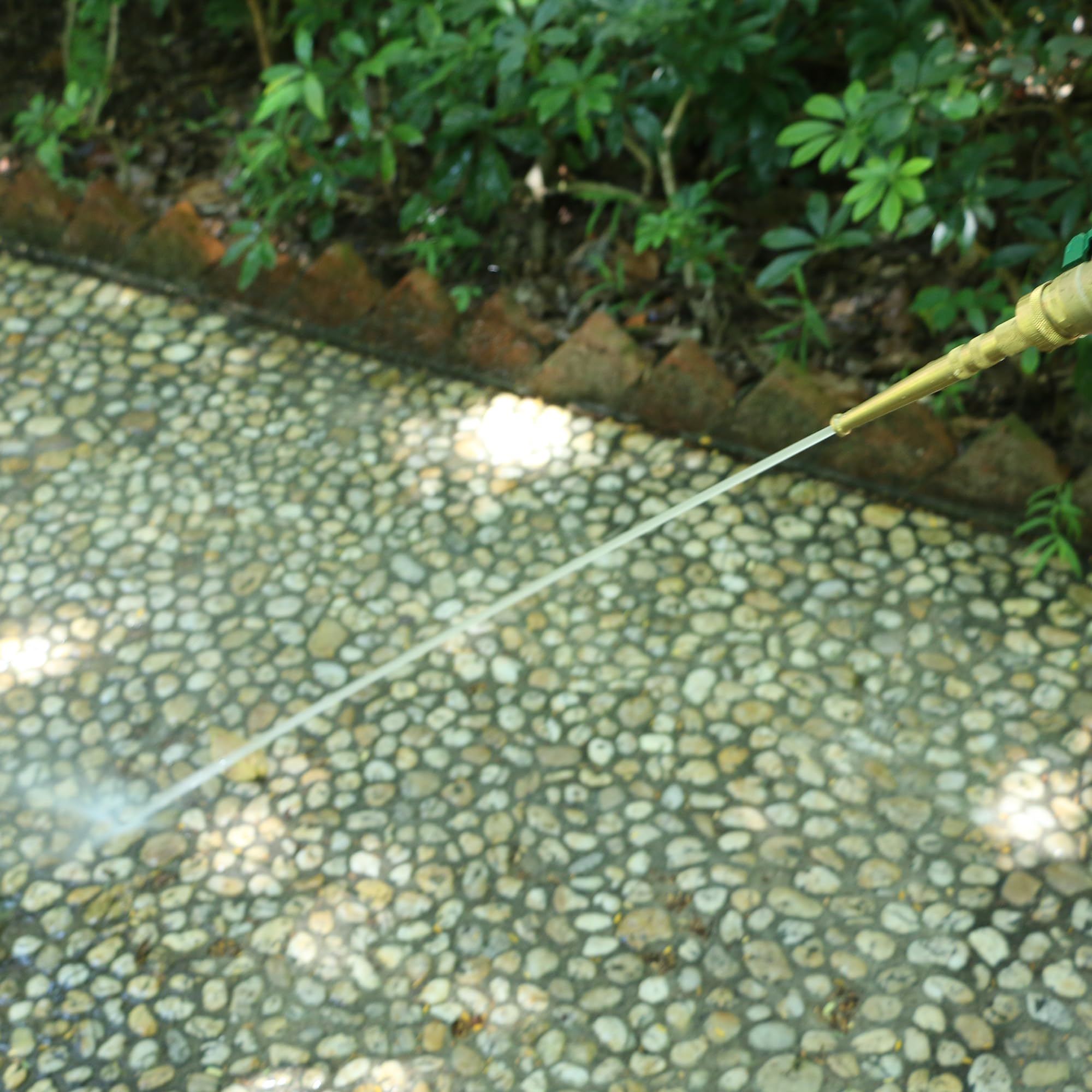 Snapklik.com : STYDDI 6" Brass Garden Water Hose Nozzle, Jet Stream ...