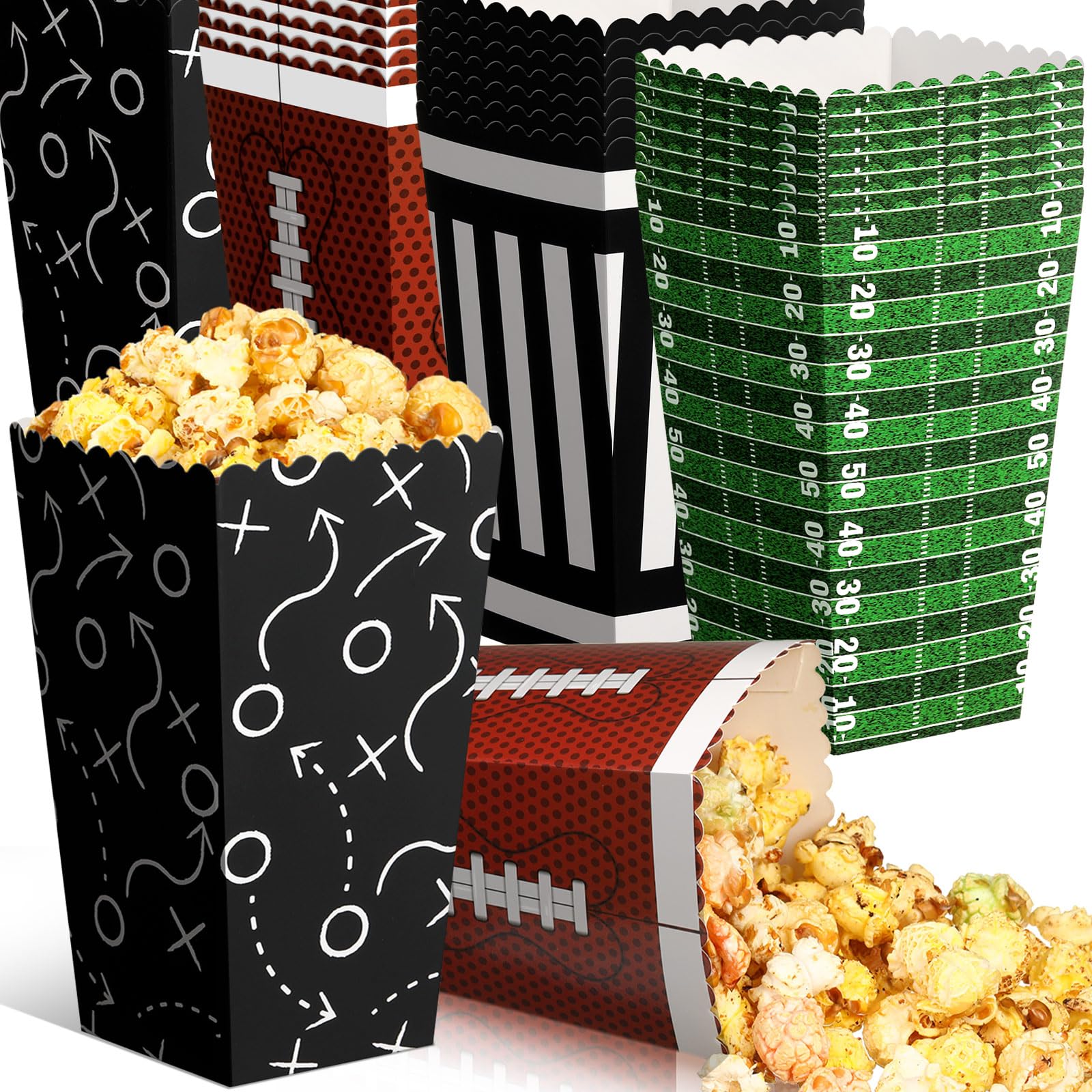 Amazon.com: MotiMind 24 Pcs Football Party Supplies Kit Football ...