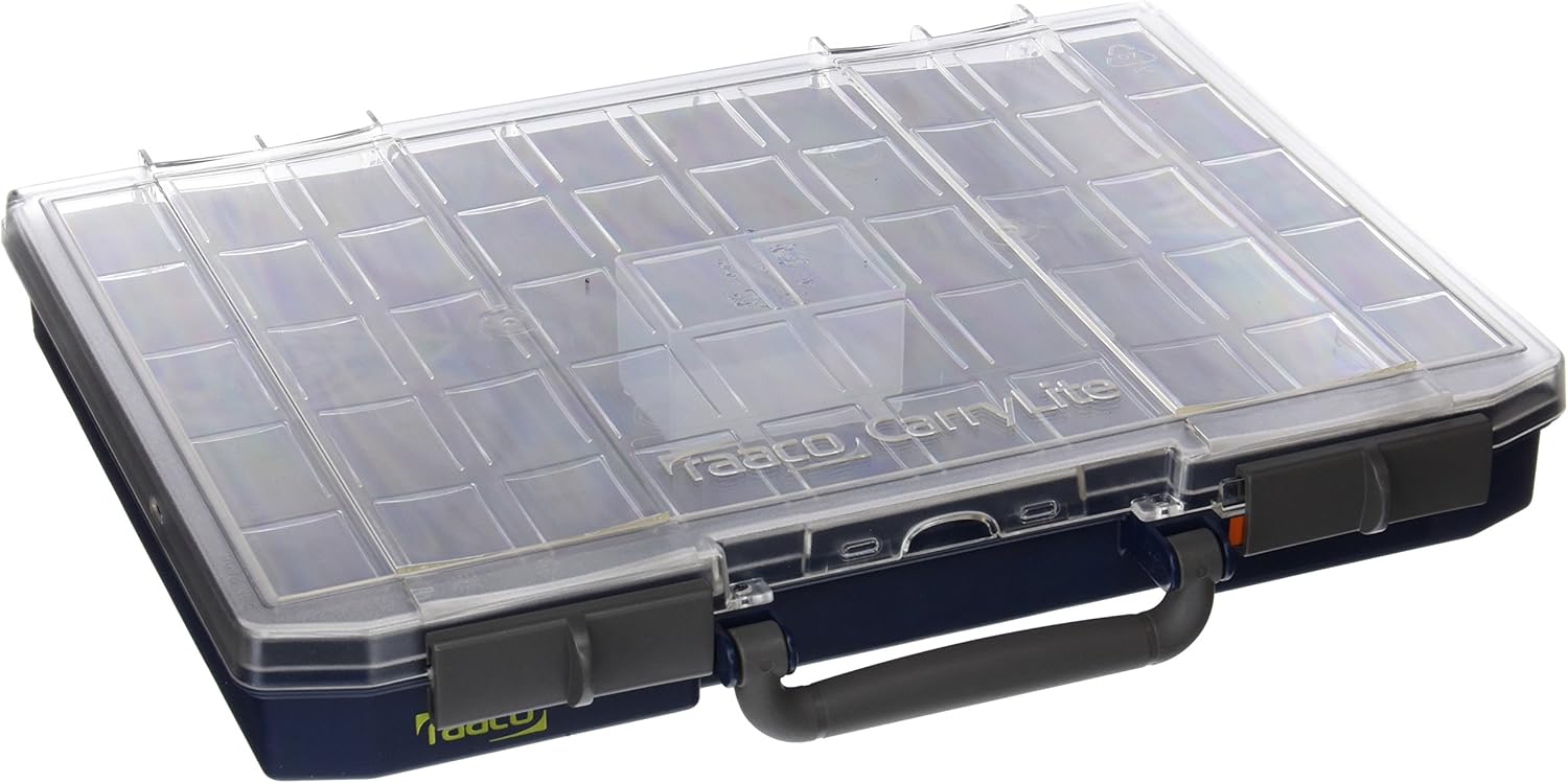 raaco 142335 Compartment Box, "Carrylite 55" 5x10-0/Dlu in Blue ...