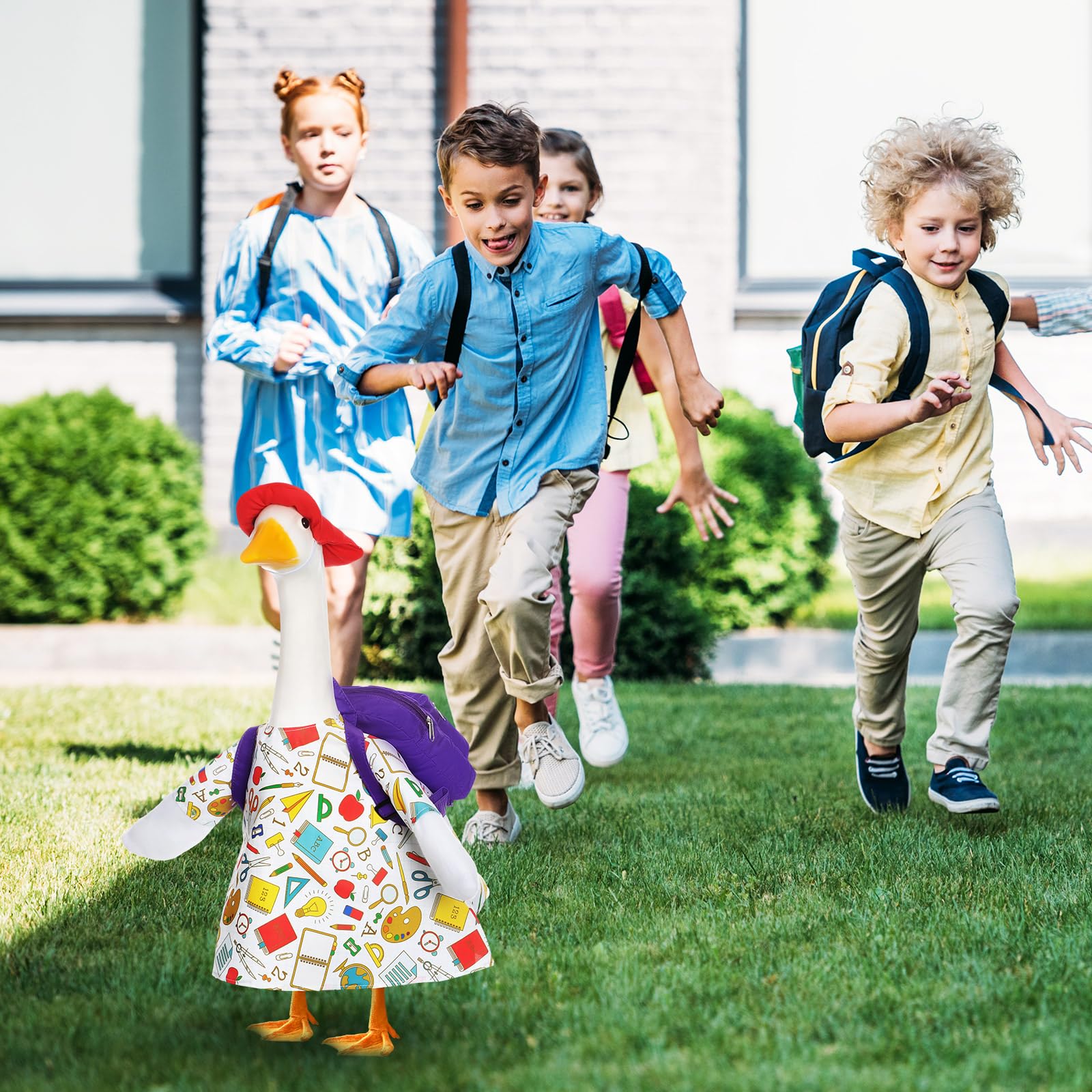 Snapklik.com : FuWeave Back To School Porch Goose Outfit Set For 23 ...