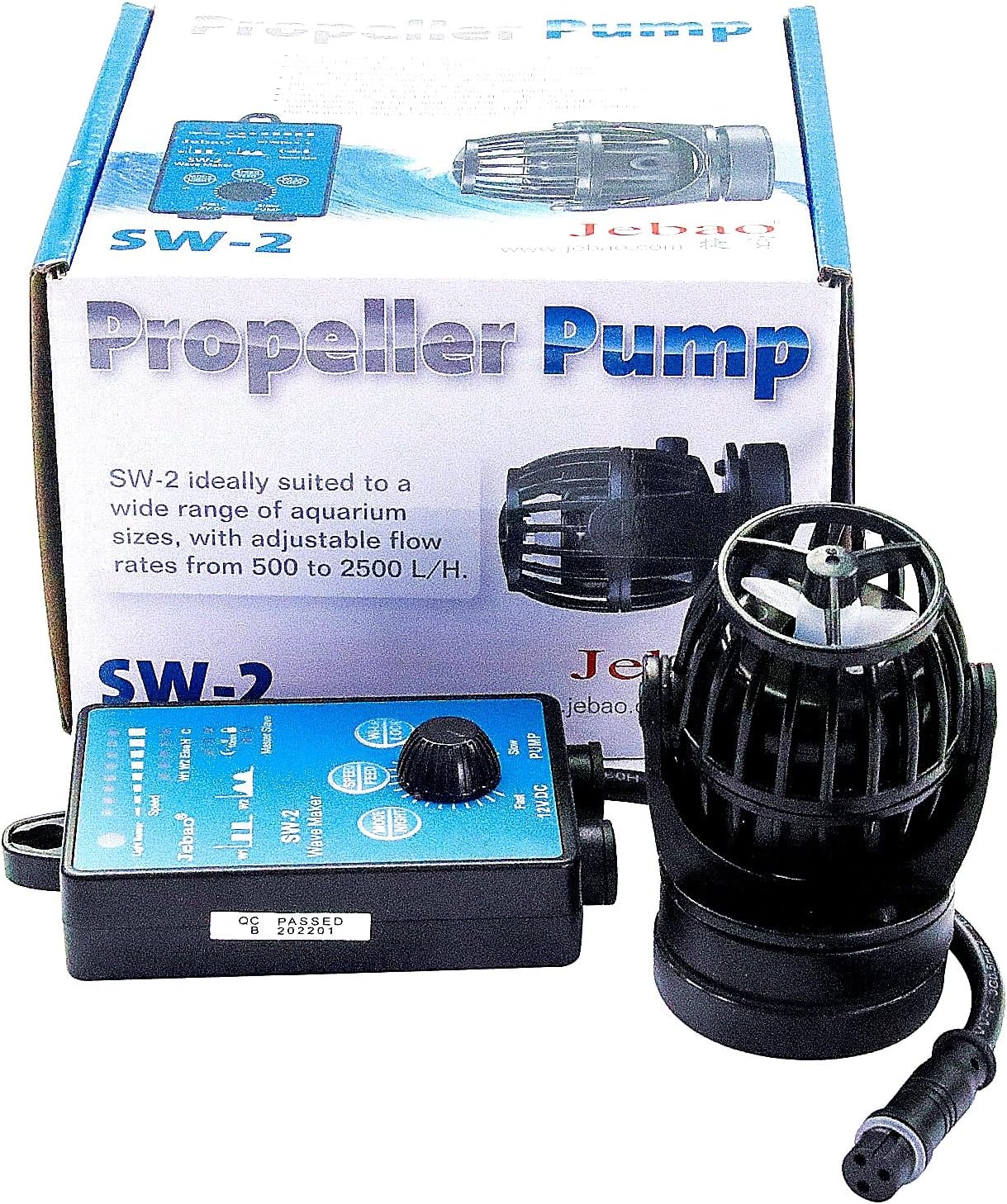 Jebao SW Series Wavemaker with Controller Wireless Marine Aquarium Wave ...