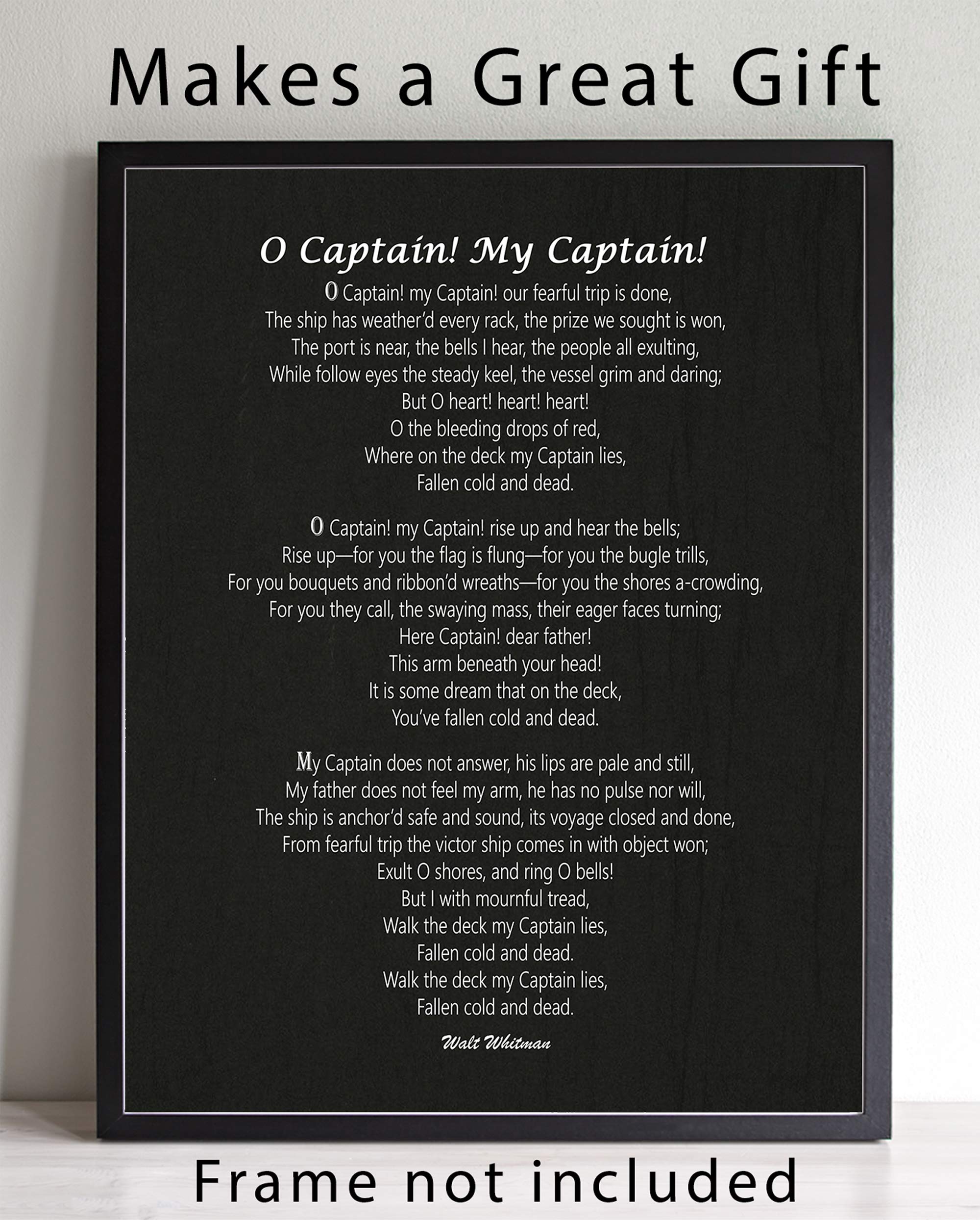 O Captain My Captain Worksheet Untitled